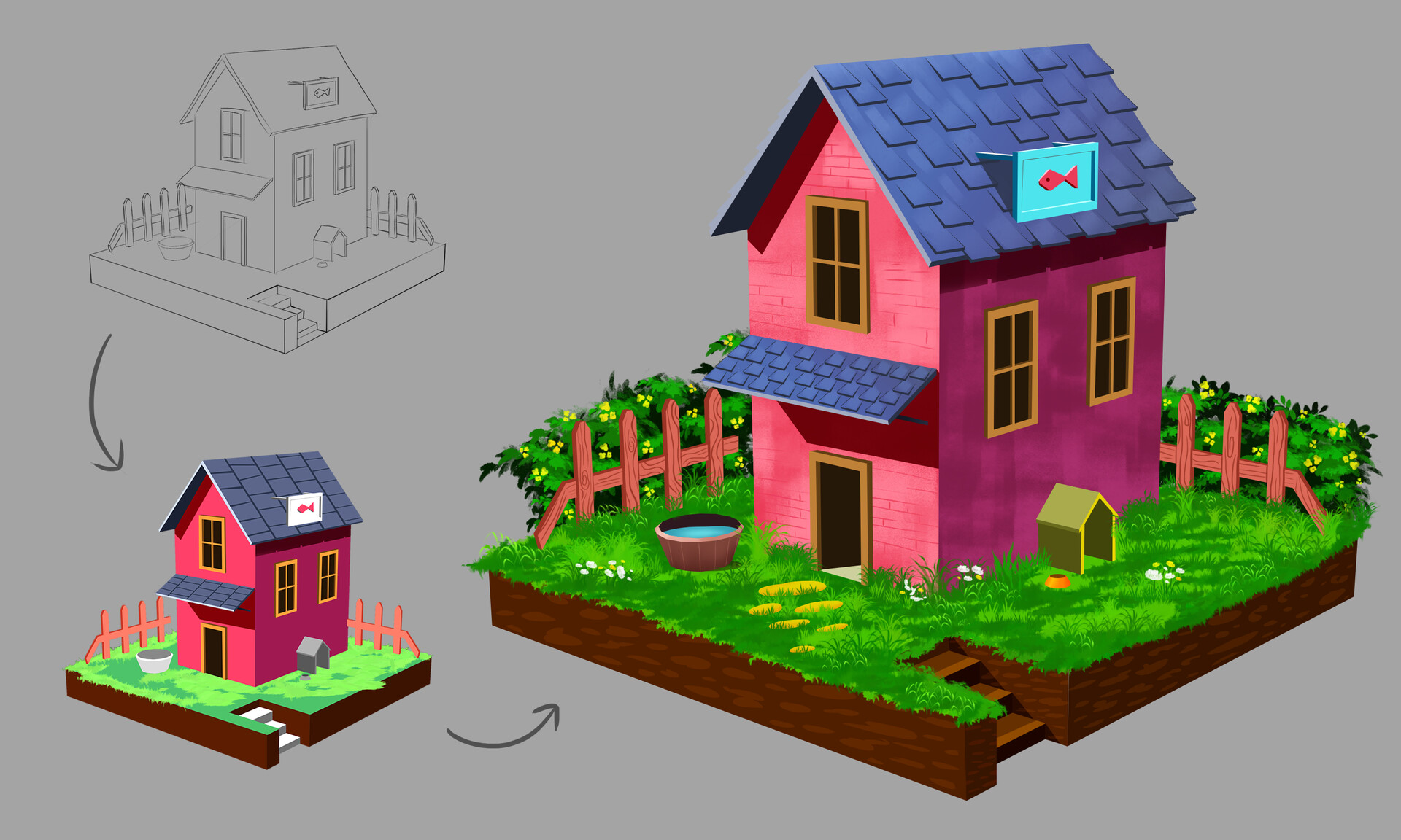 ArtStation - RED HOUSE