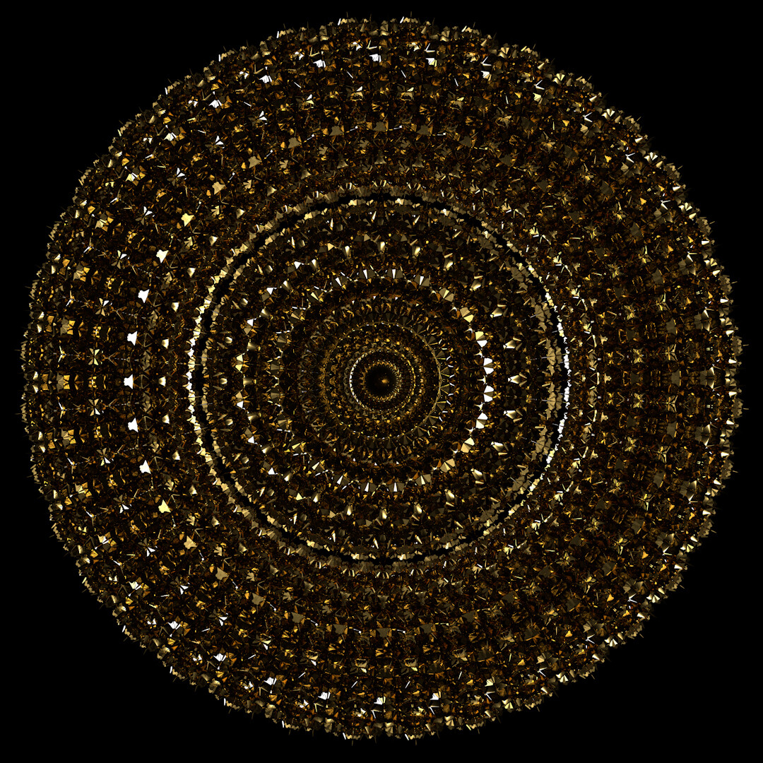 ArtStation - Mandala made using Cinema4D