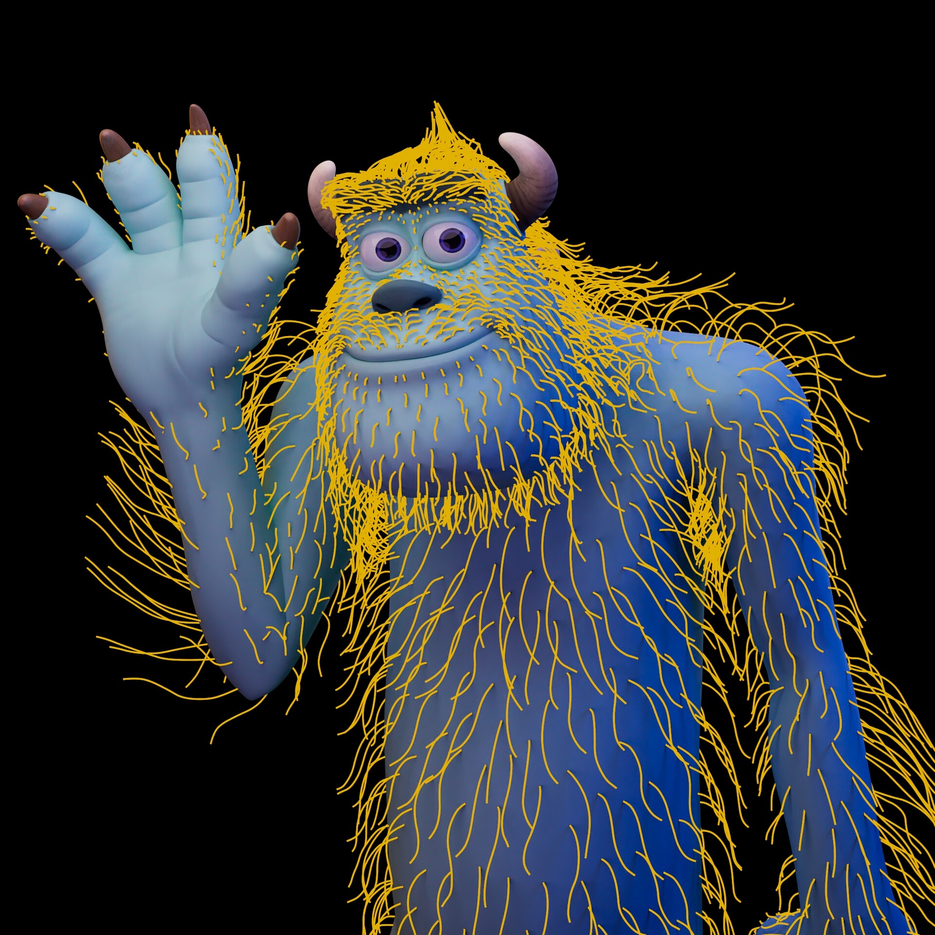 Amr Mohammed - James P. Sullivan (Sulley) Fan Art