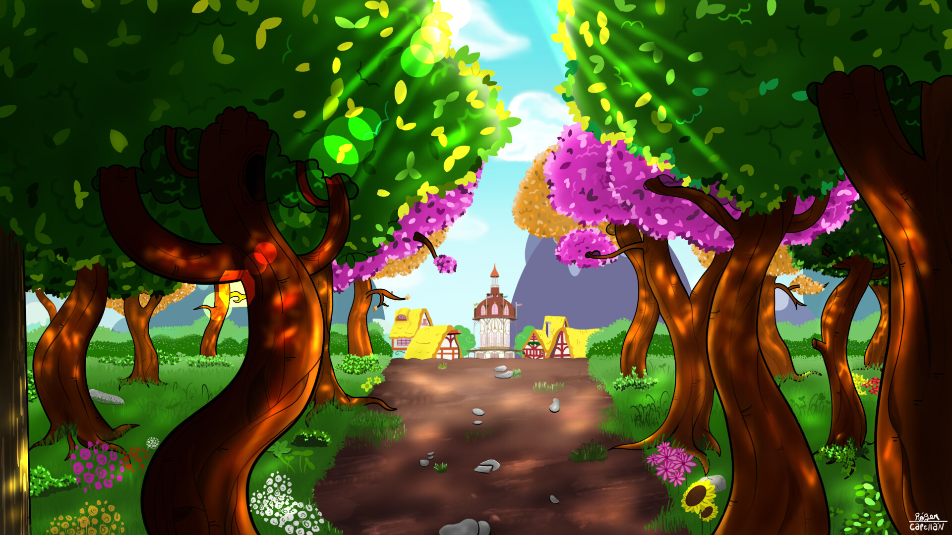 ArtStation - Road To Ponyville