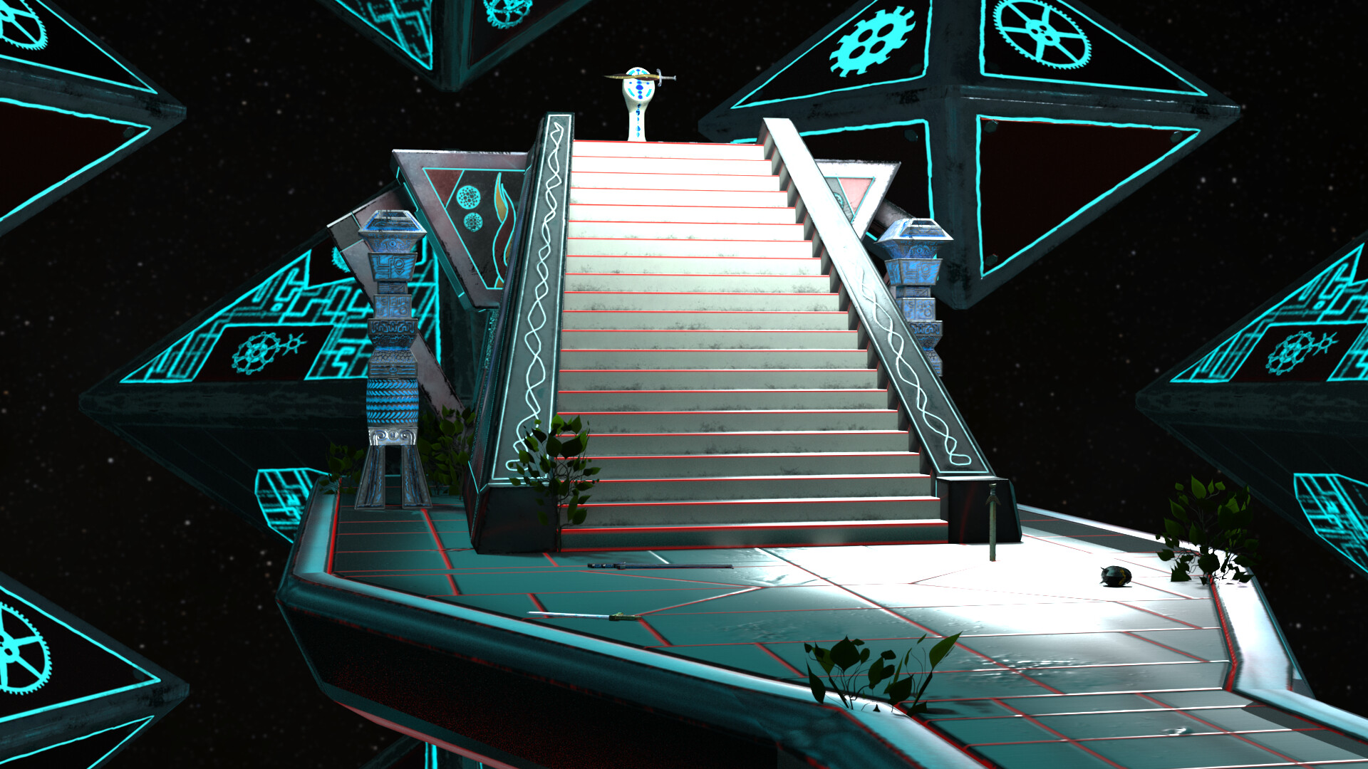 Heber Soto - Alien Temple Environment