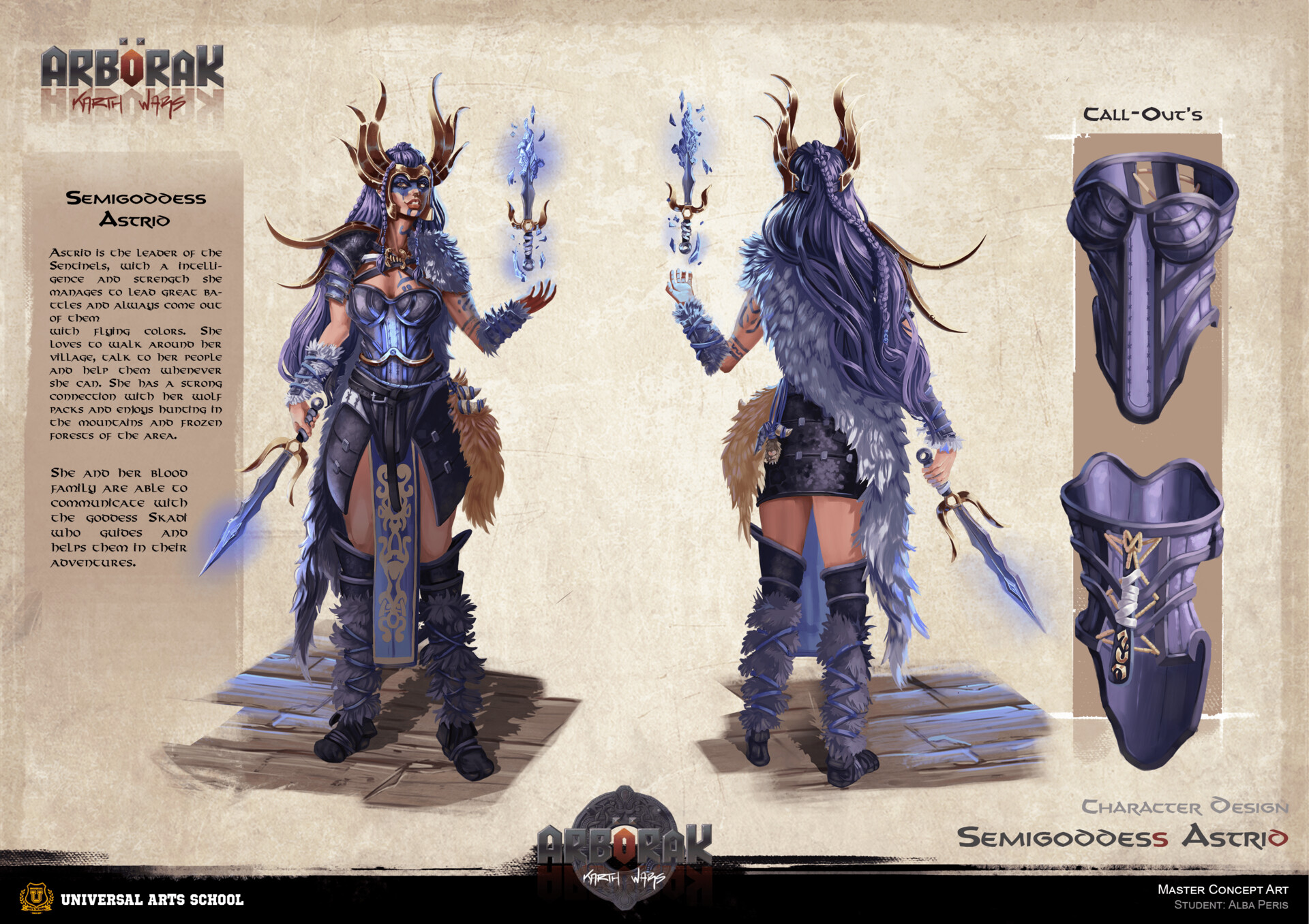 ArtStation - Principal character and action poses