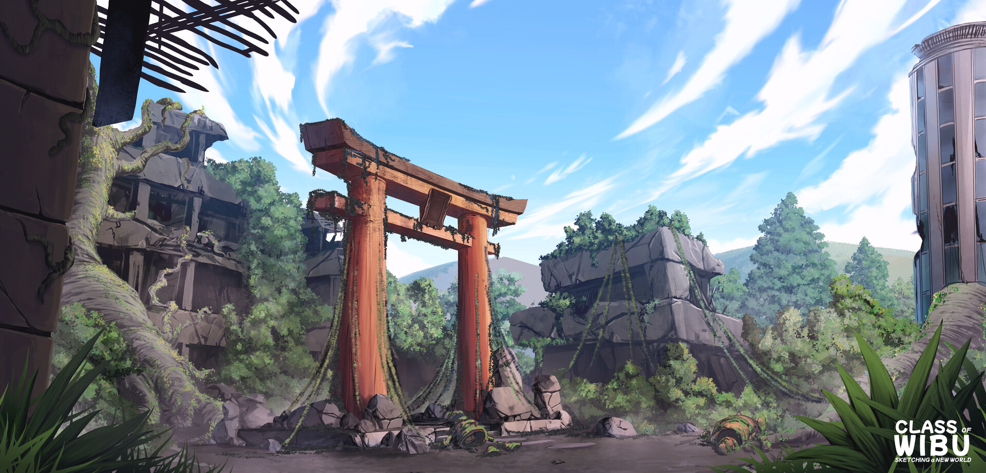ArtStation - Workshop Background Anime Class
