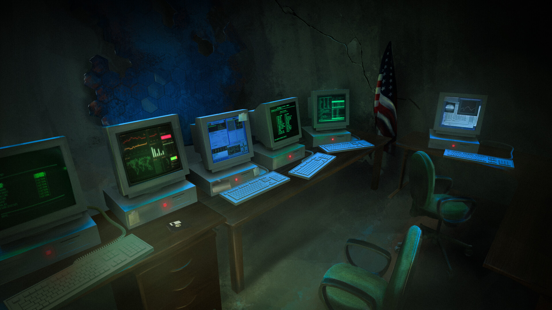 SIlvia Lamacchia - Post-apocalyptic Bunker // Control Room