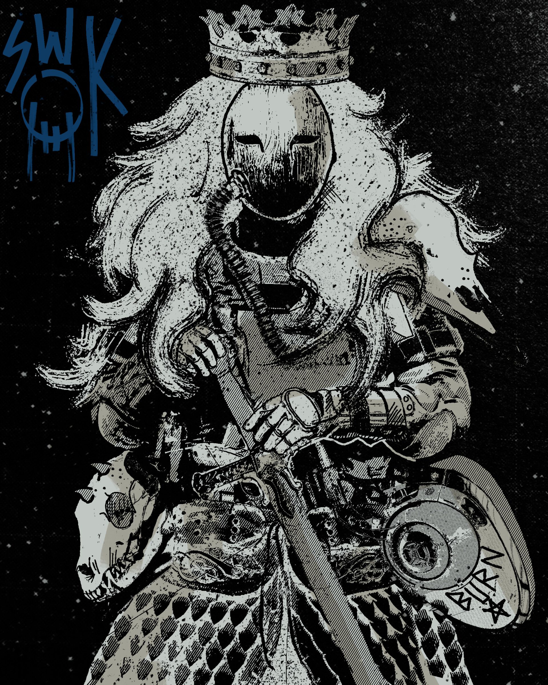 ArtStation - masked warior