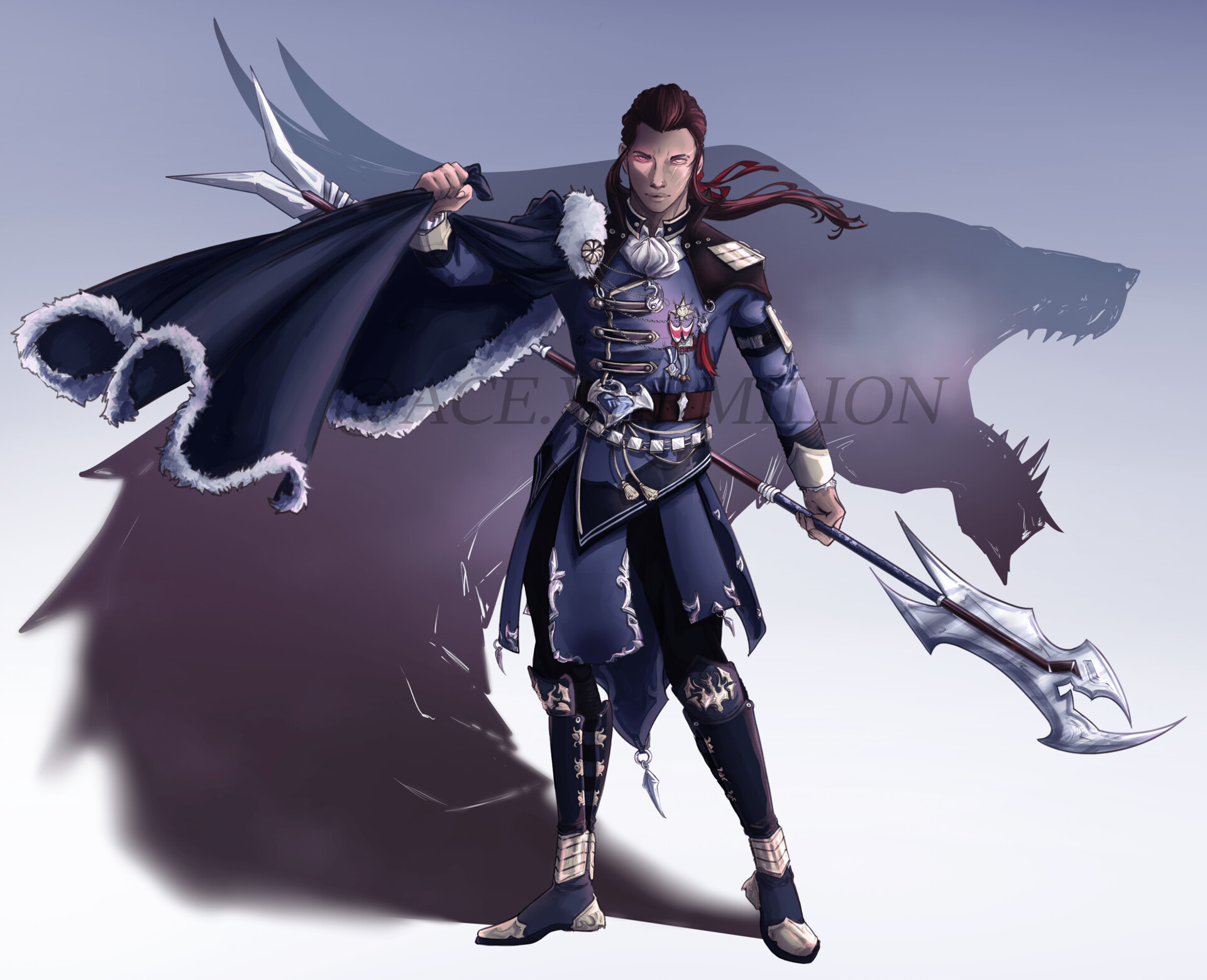 ArtStation - Raen, Dragon Commander (Commission)