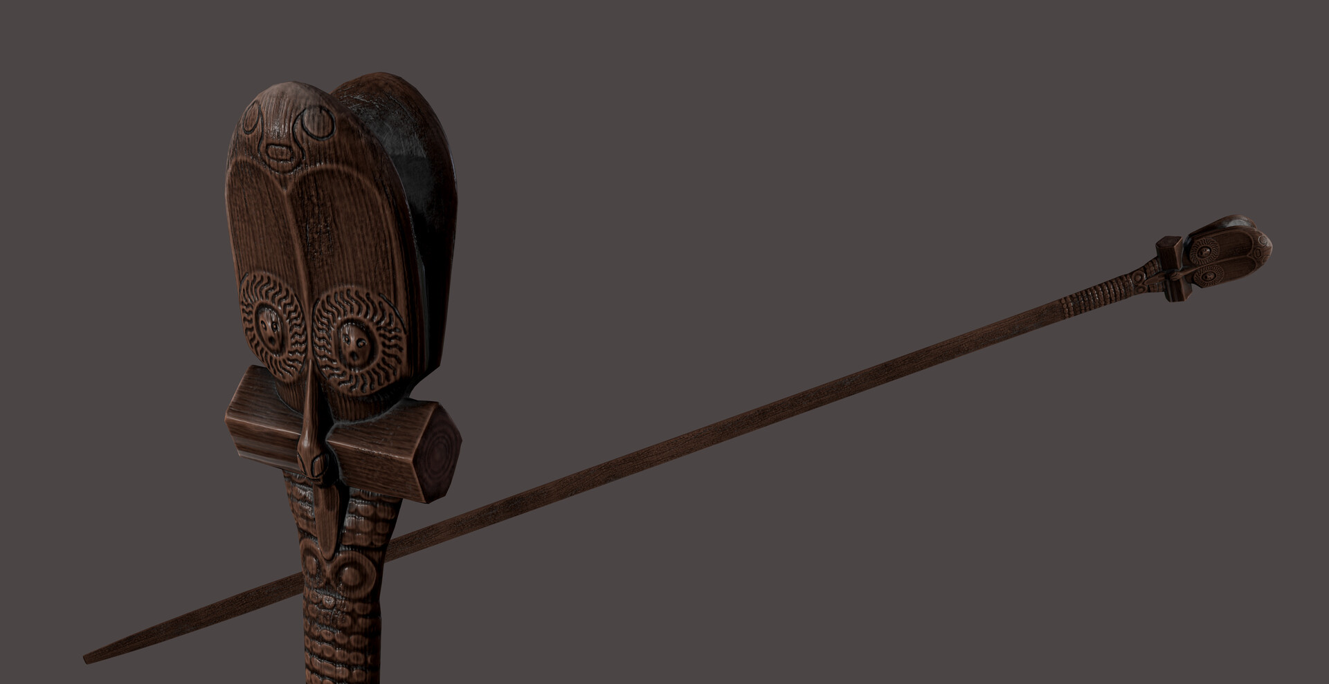 Vivianne Mackenzie - Marquesan warrior