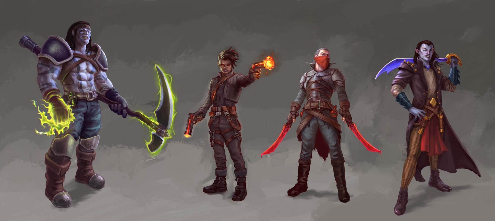 ArtStation - Fantasy characters concept