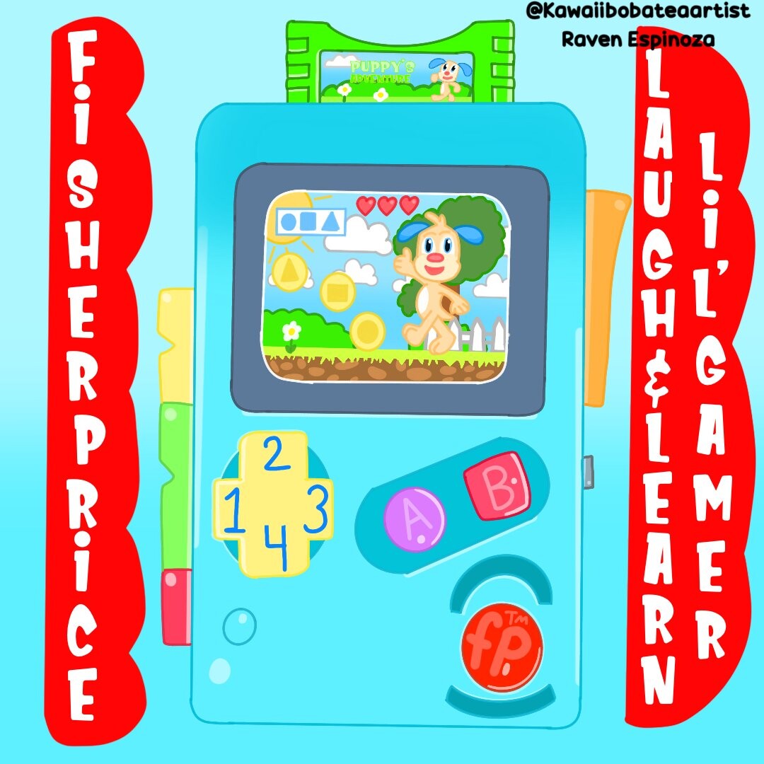 ArtStation - Cute laugh and learn lil' gamer