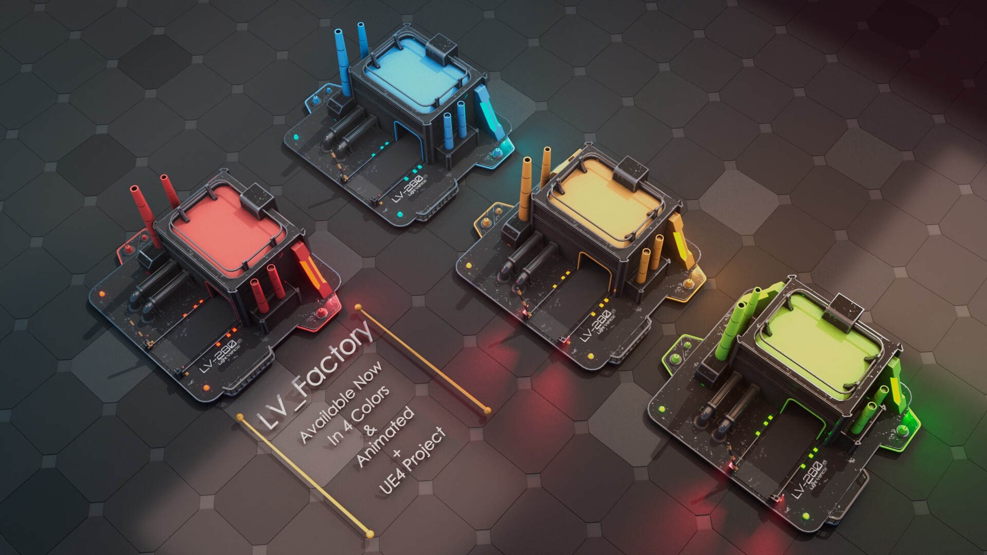 ArtStation - Game Factory Model for RTS Games