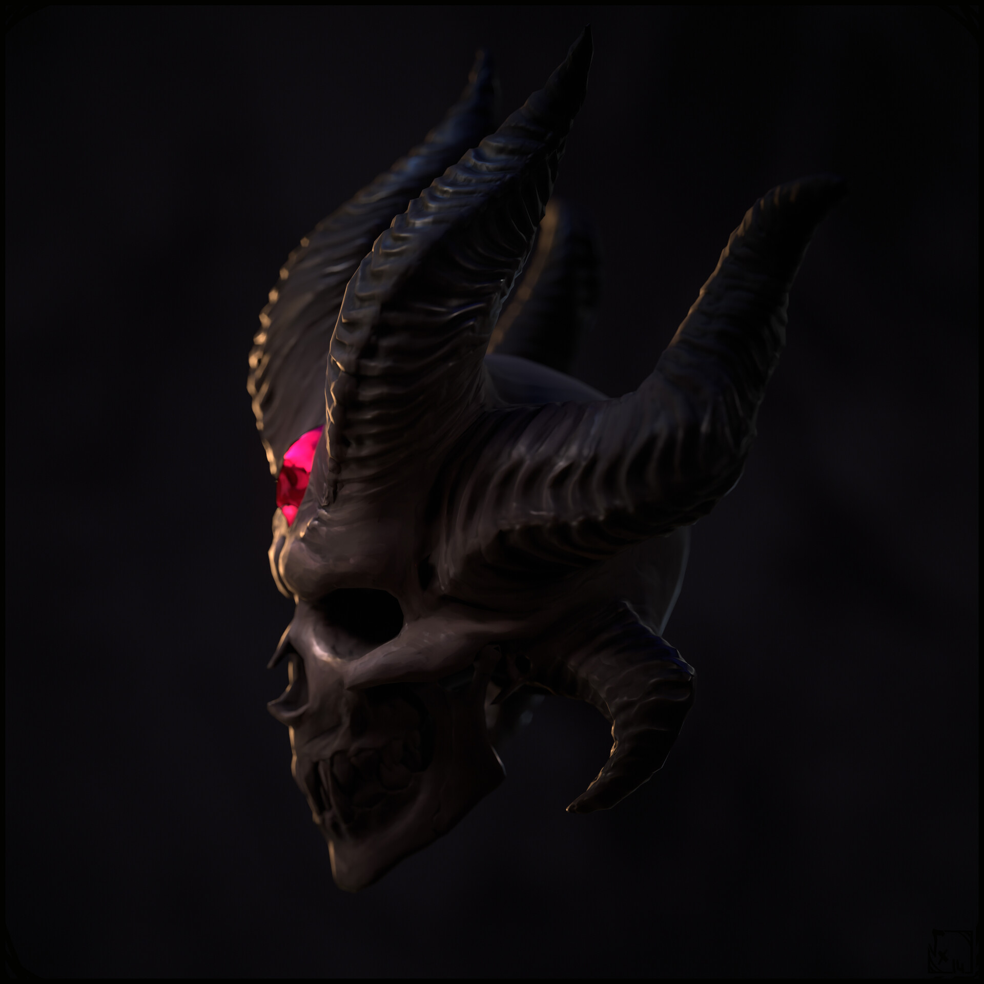 Art of Vexod14 - Demon Skull