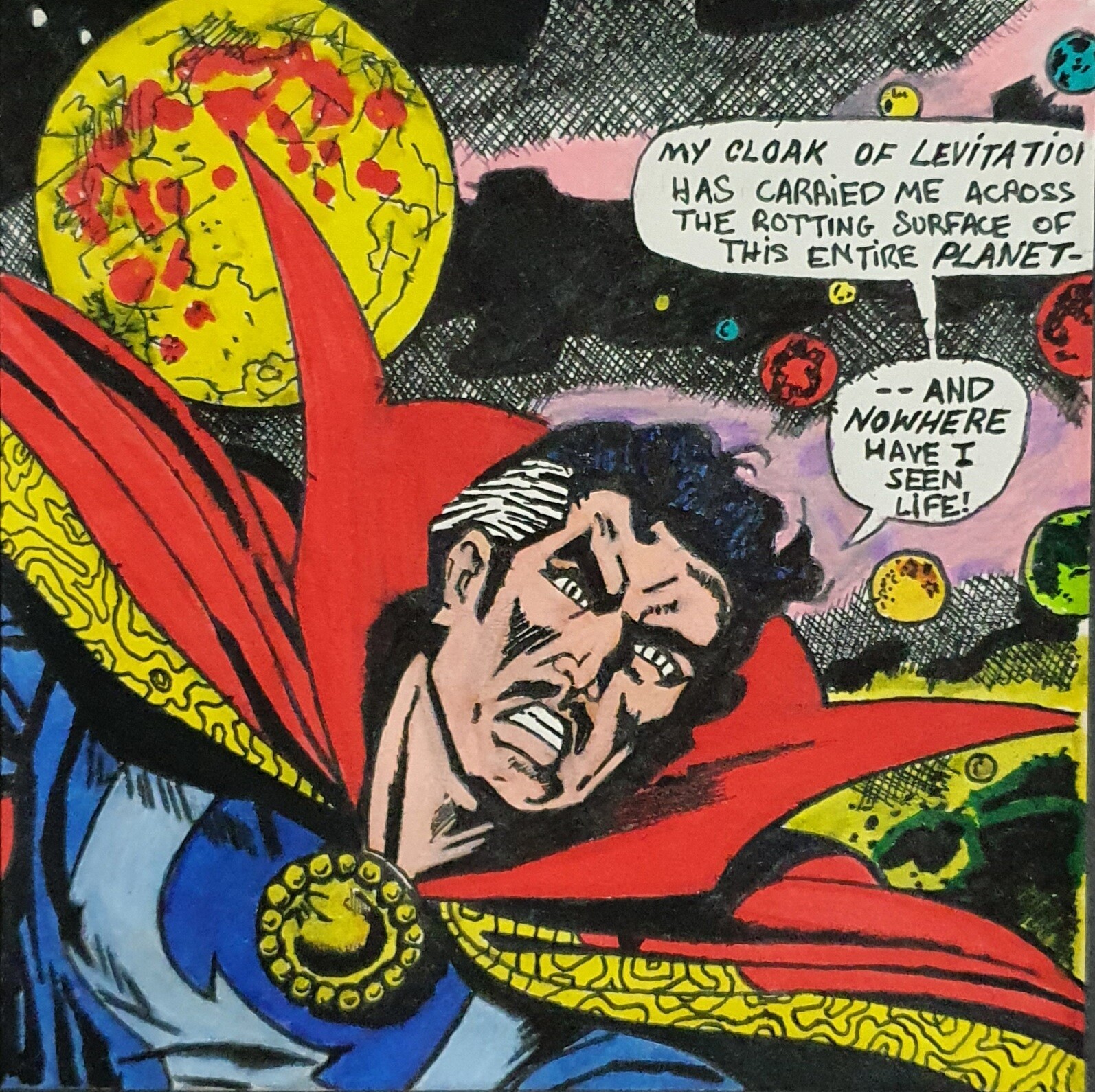 ArtStation - Steve Ditko's Comic Art Recreation