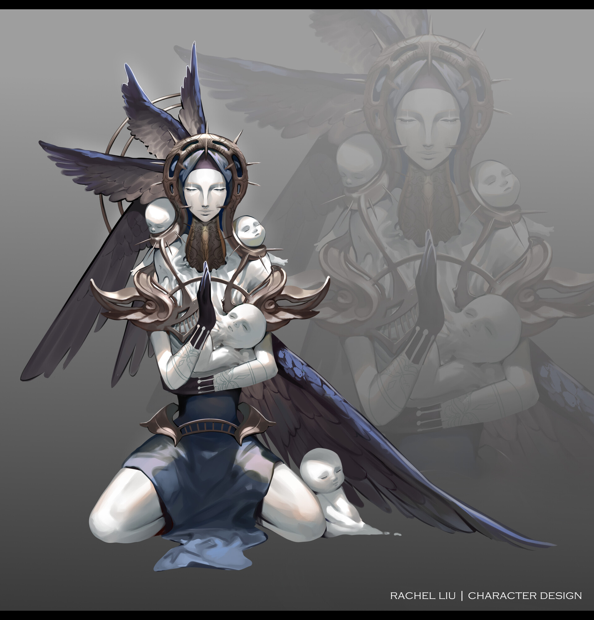 ArtStation - Holy Mother Character Design