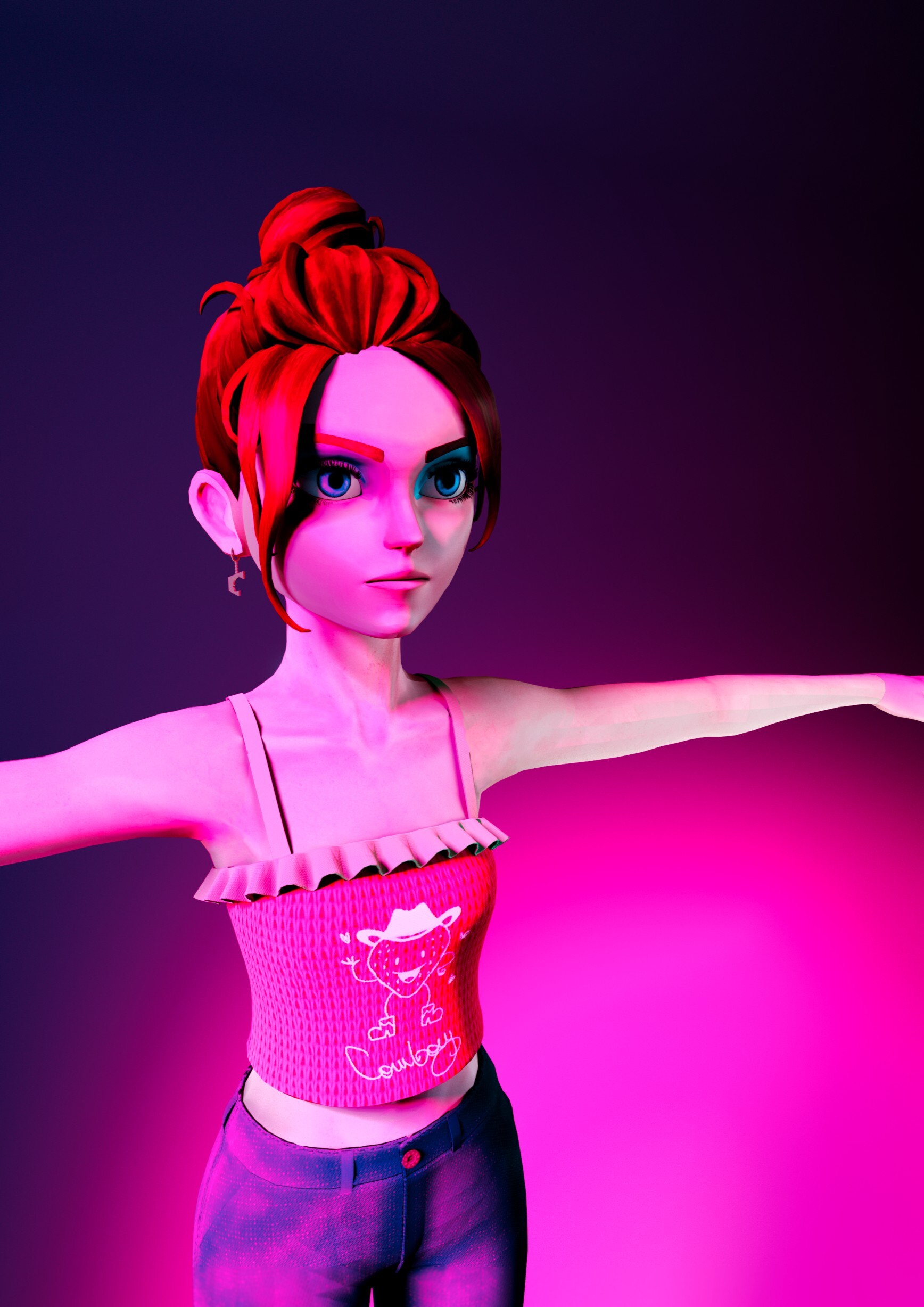 ArtStation - Character Texture and Lighting