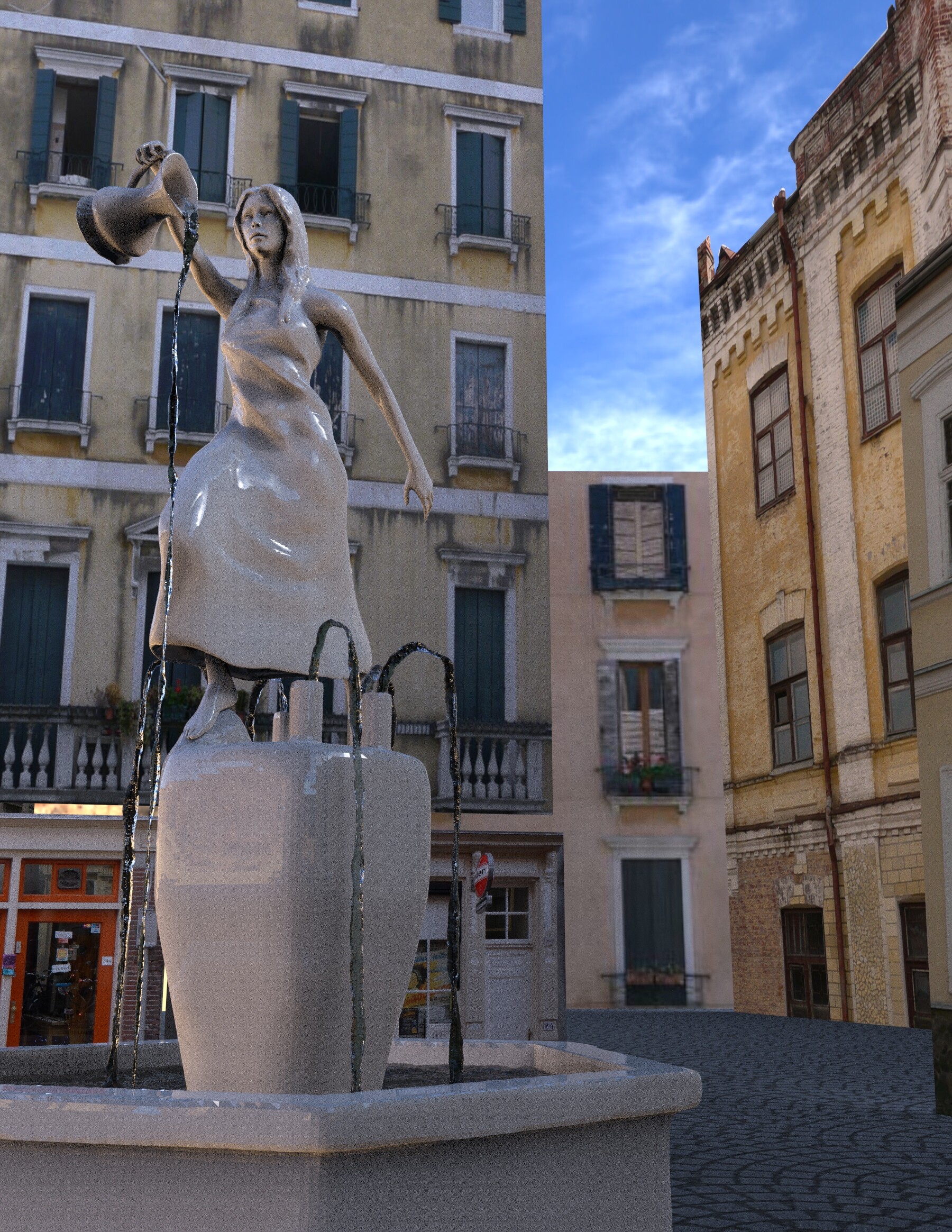 ArtStation - Town Square