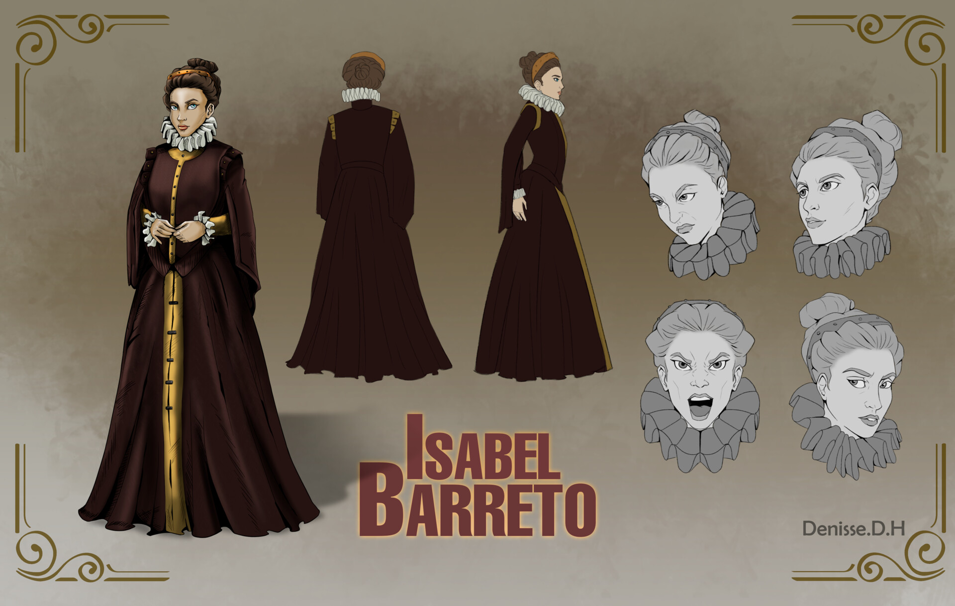 ArtStation - Isabel Barreto, character's comics