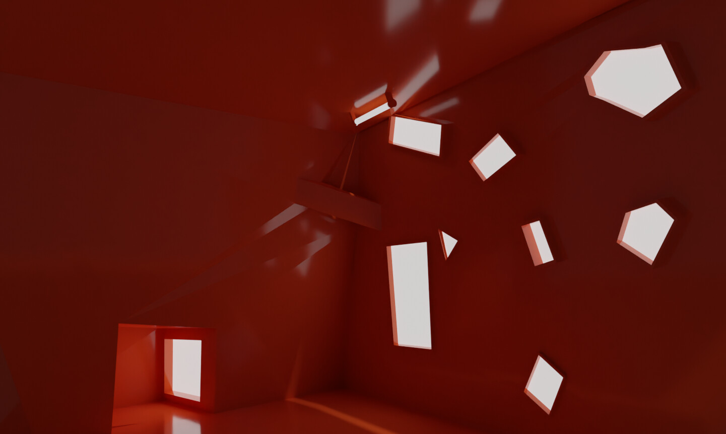 ArtStation - orange liminal space