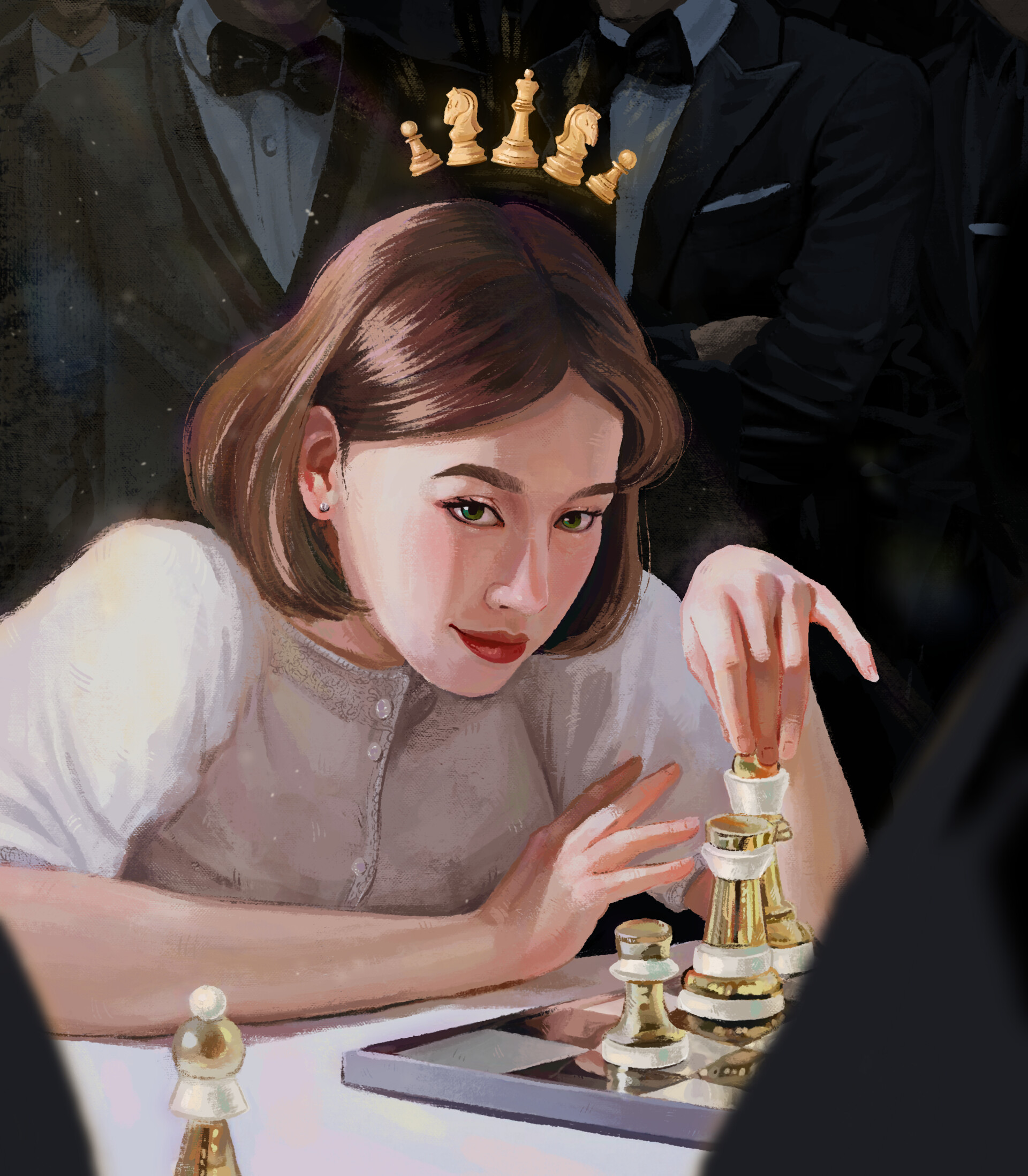 ArtStation - woman chess player