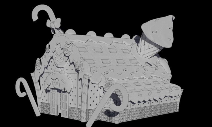ArtStation - Gingerbread House