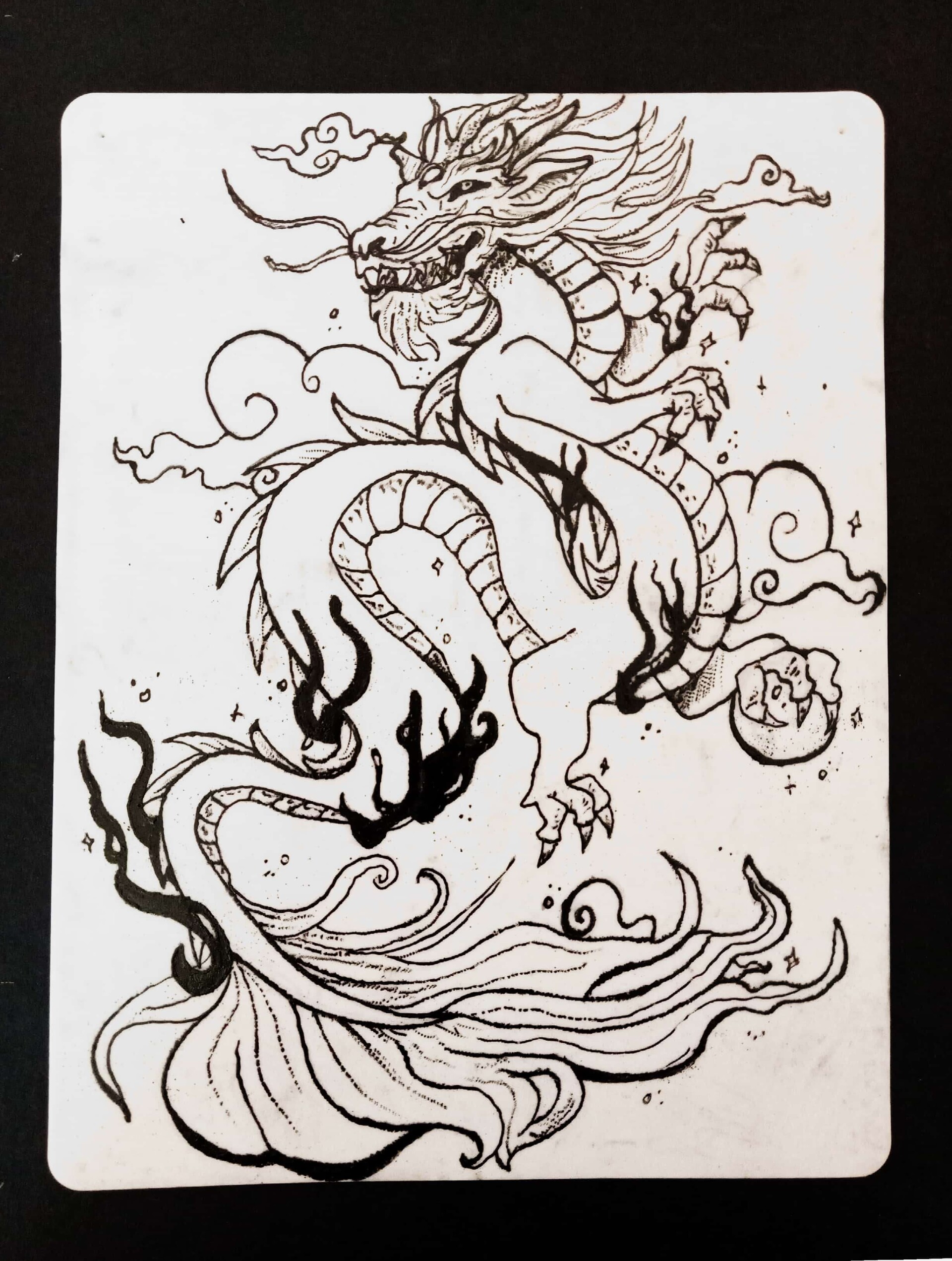 ArtStation - Dragon fake skin practice