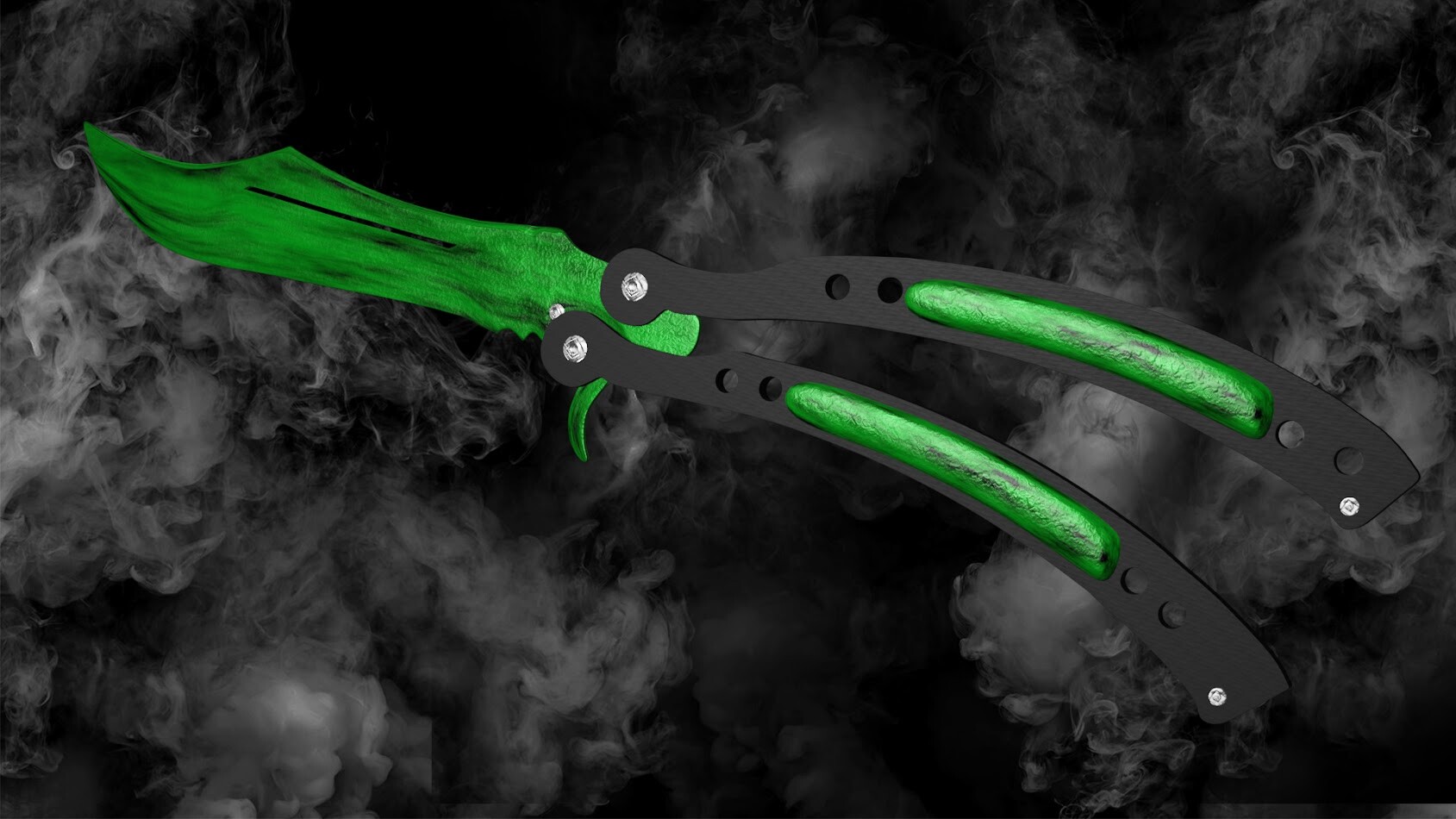 ArtStation - butterfly knife