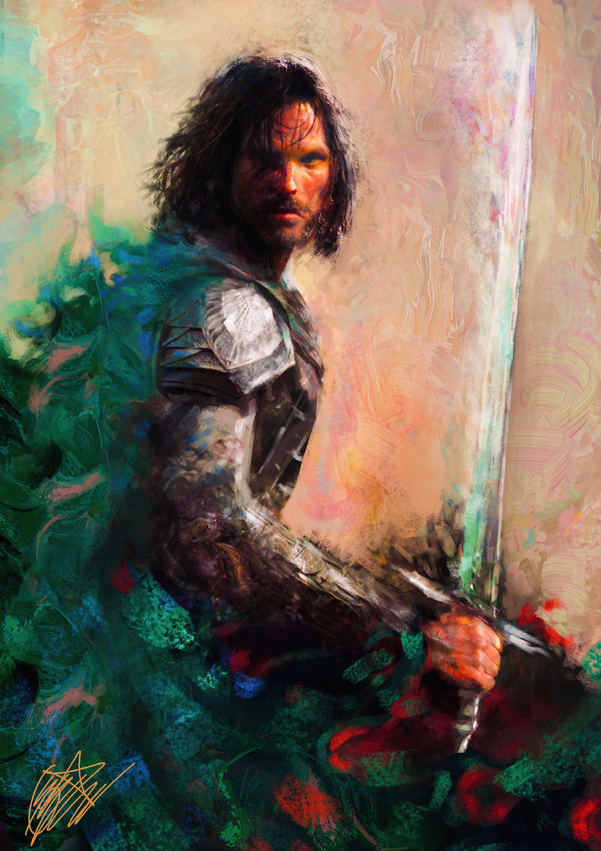 ArtStation - Aragorn, The Return of The King