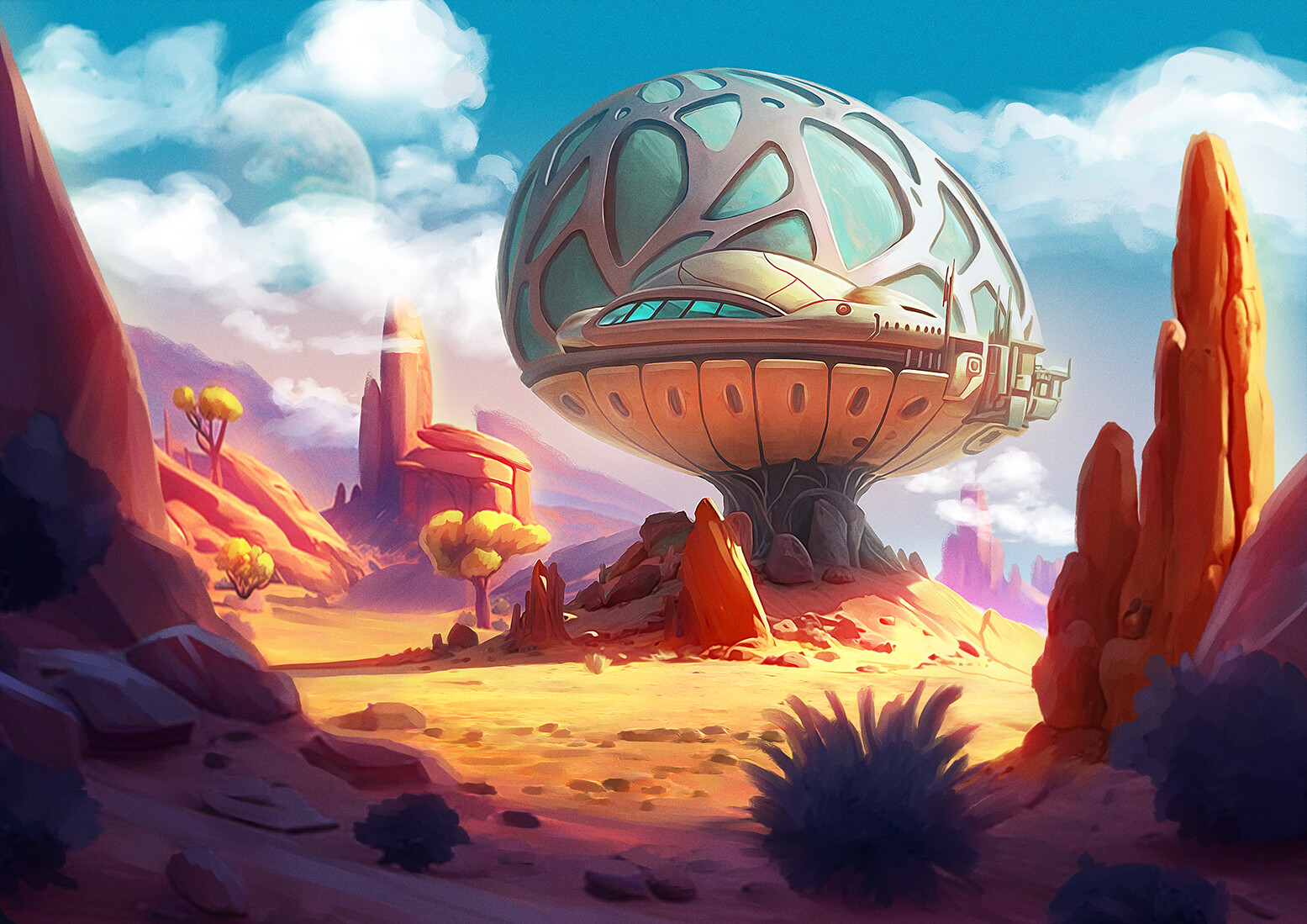 ArtStation - Alien station