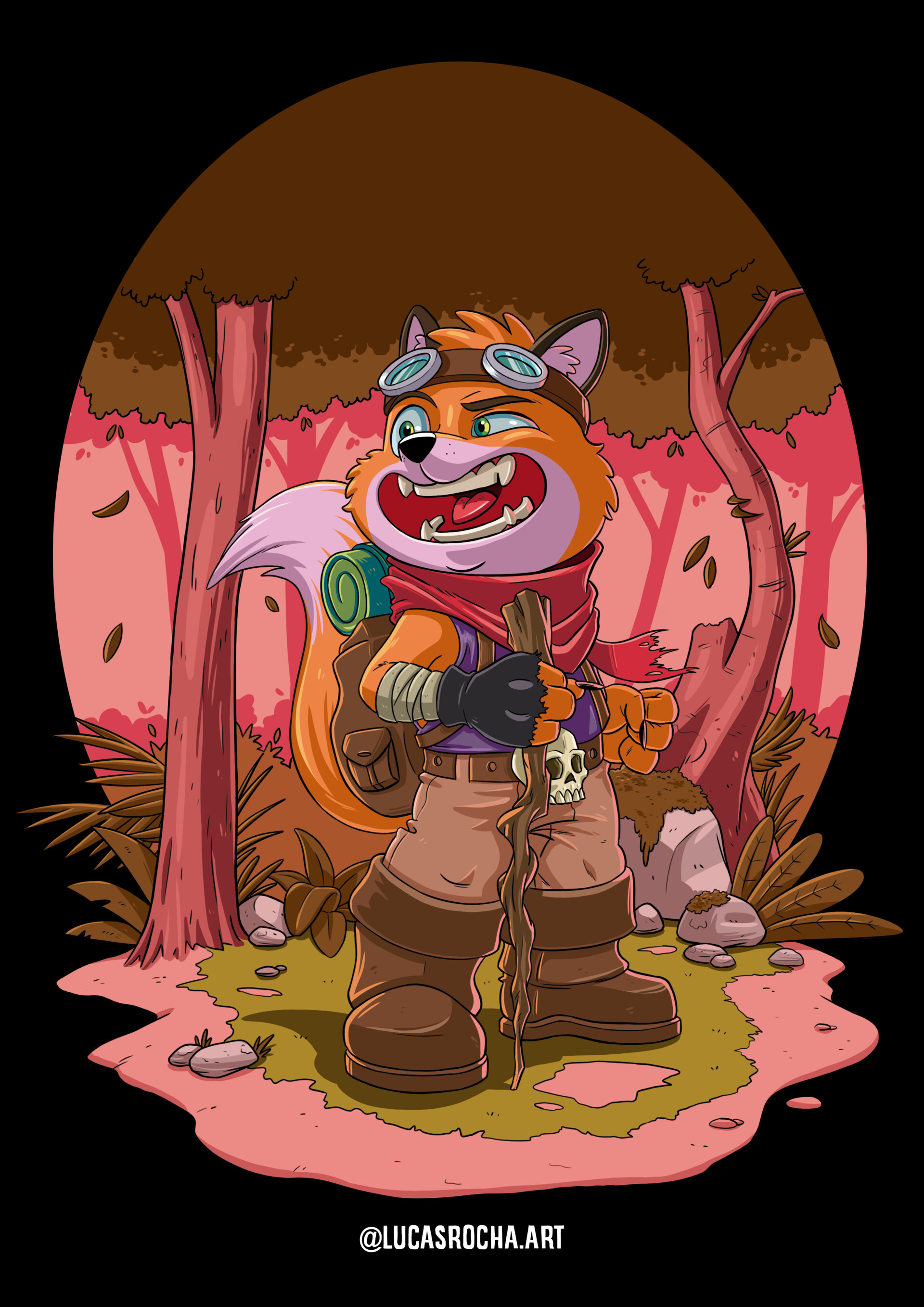 ArtStation - Character Design - Fox Explorer