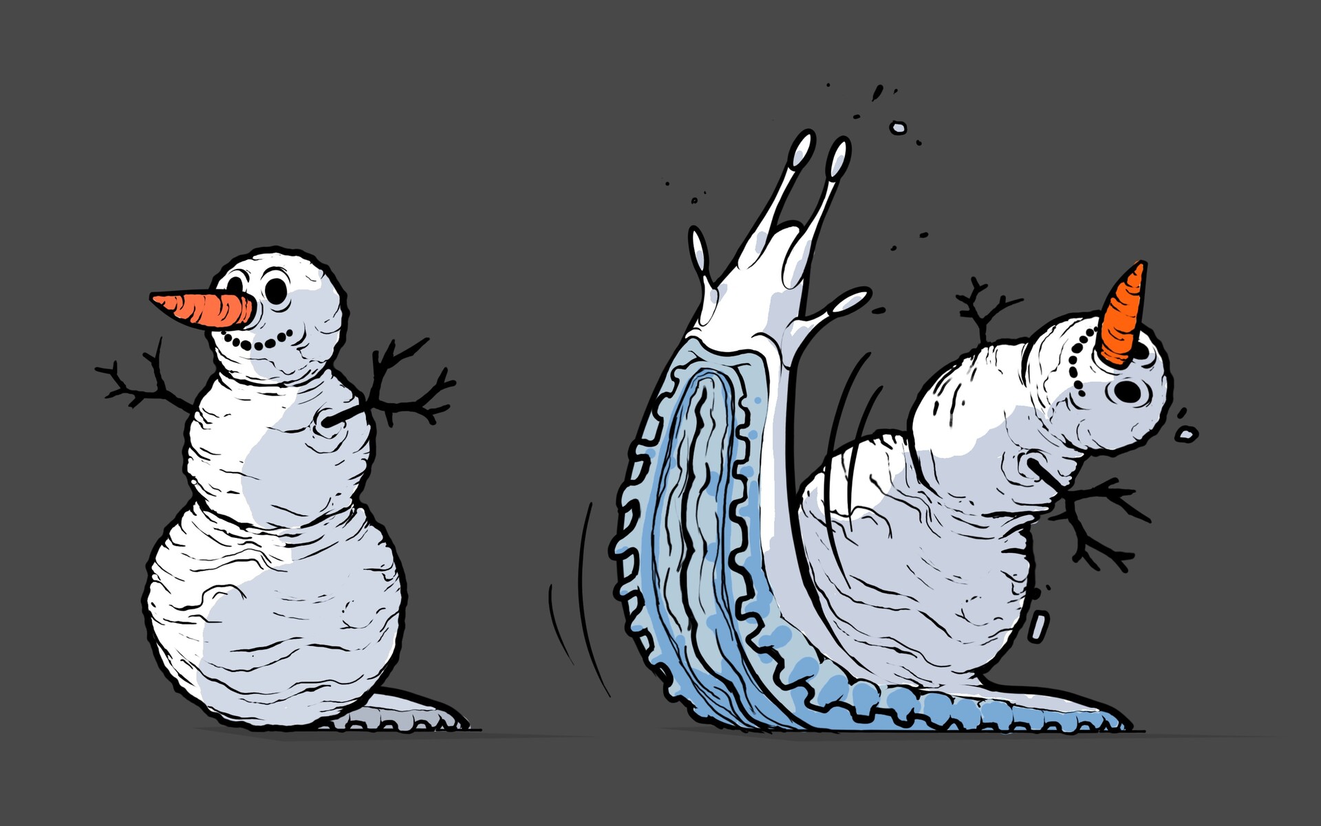 ArtStation - Snowman Monsters