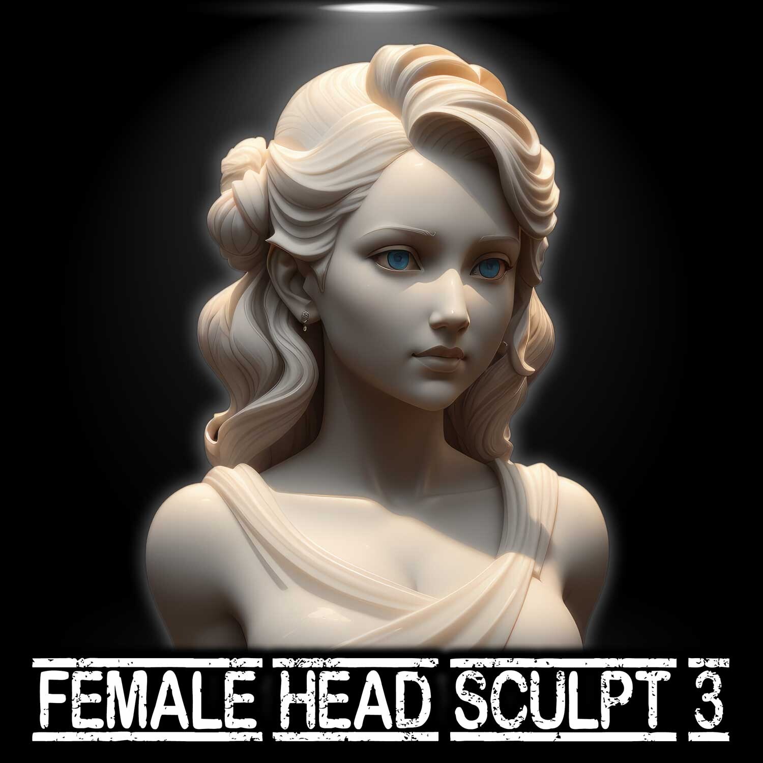 Thorgrima Einardot - 500+ Female Head Sculpt Images Reference Pack - 4K Resolution - V.03