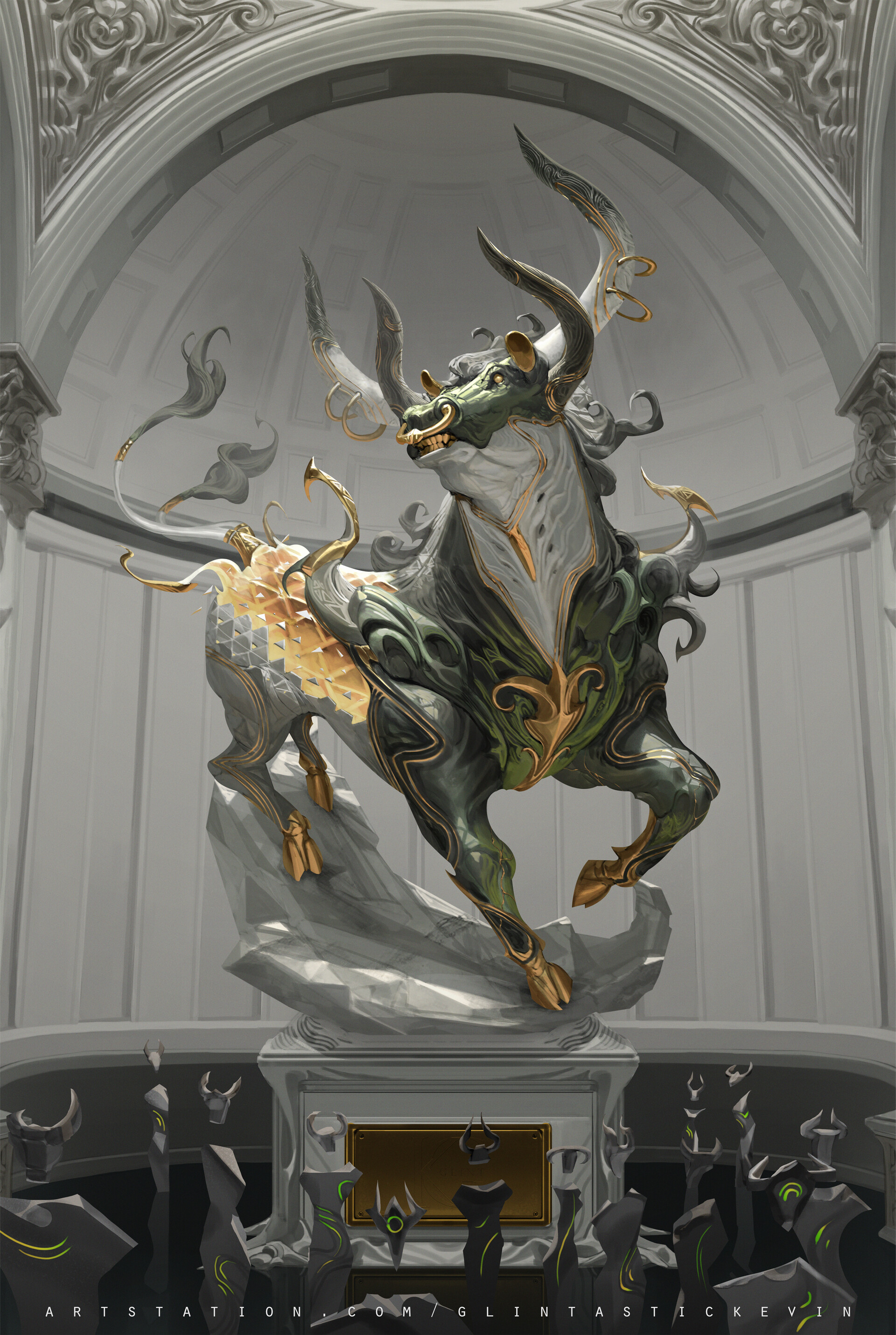 ArtStation - The Immortal Podium: Impervious Bull