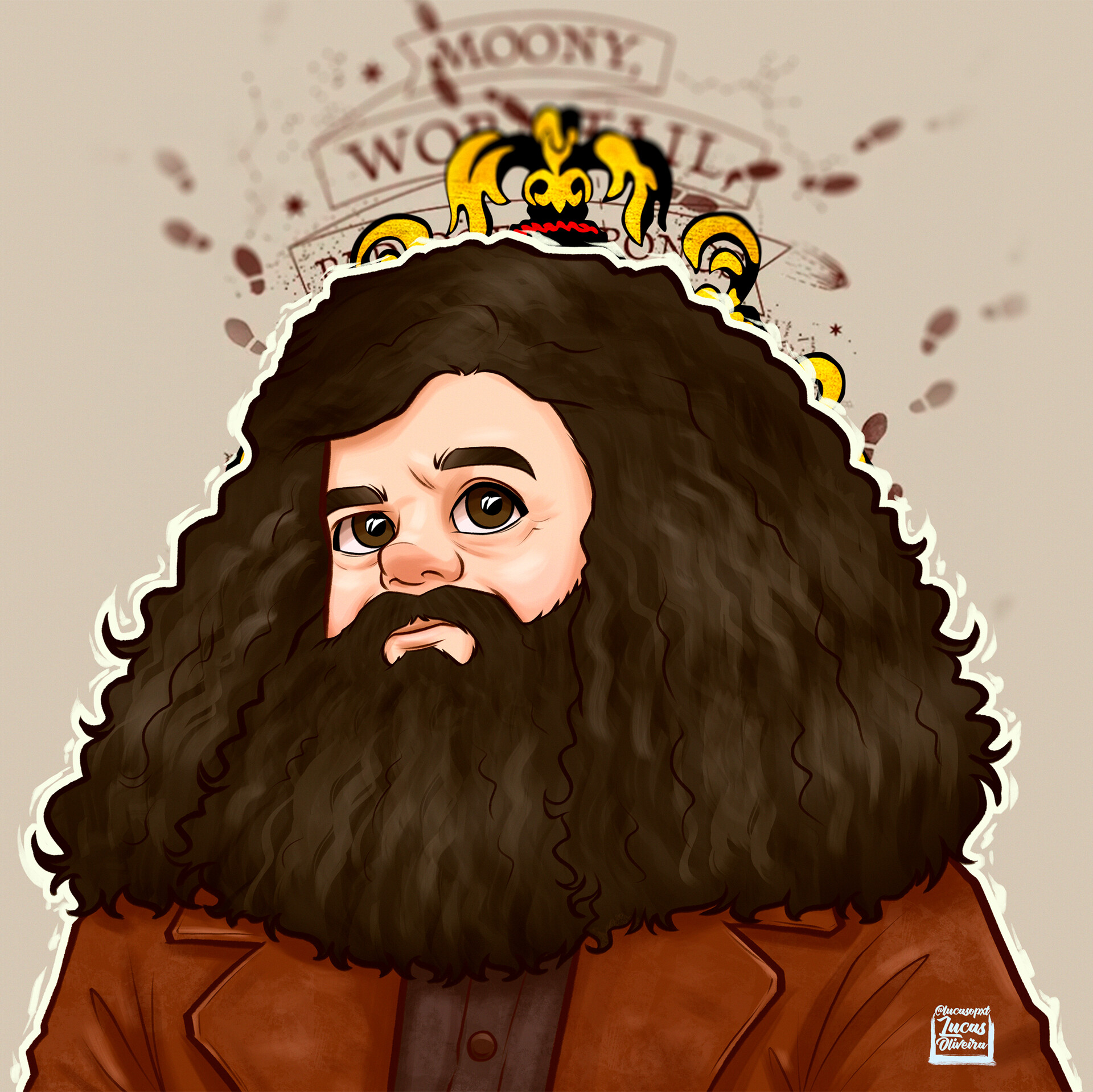 ArtStation - Harry Potter 06 - Rubeus Hagrid