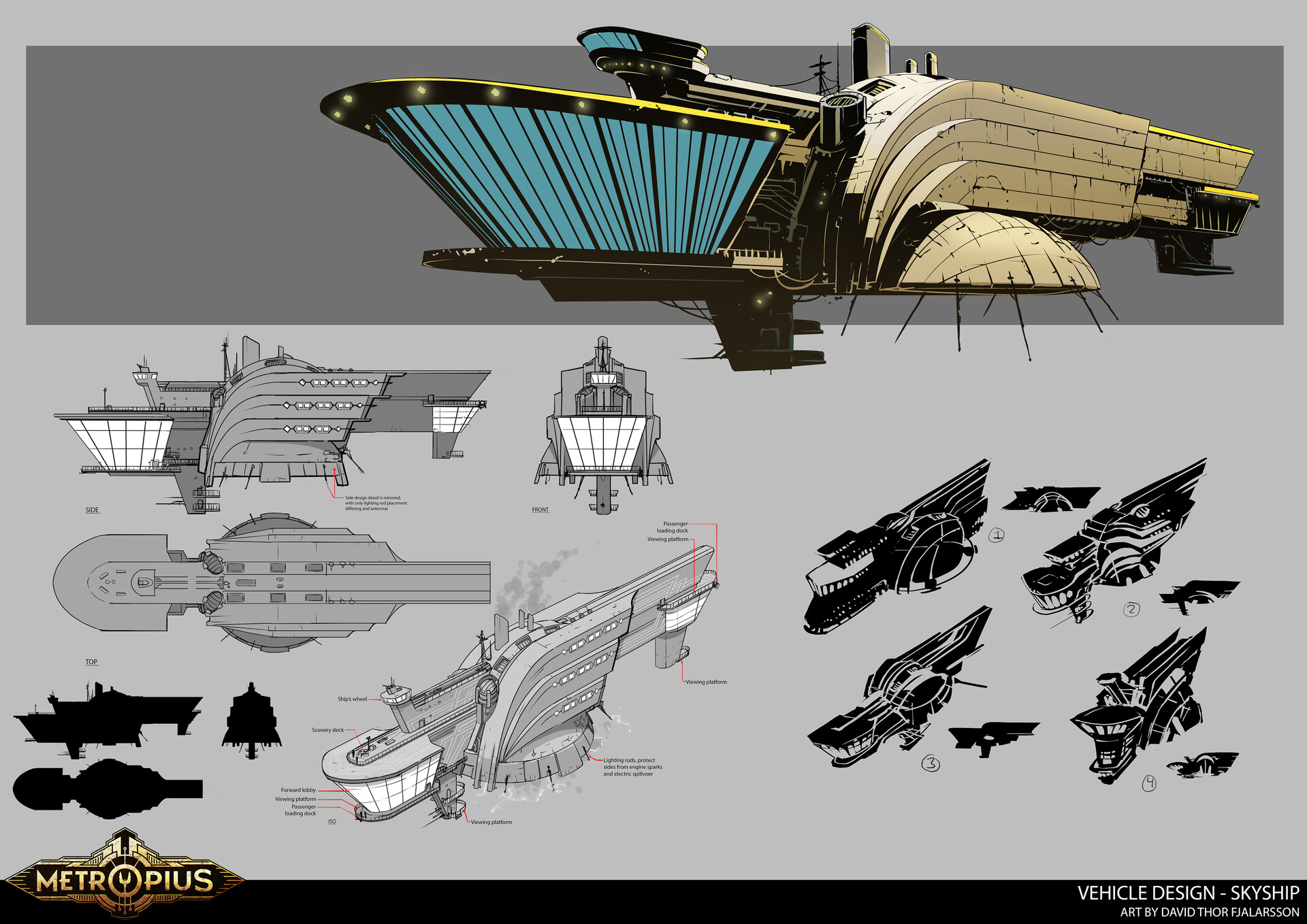 David Thor Fjalarsson - Metropius - Vehicle Concept Art