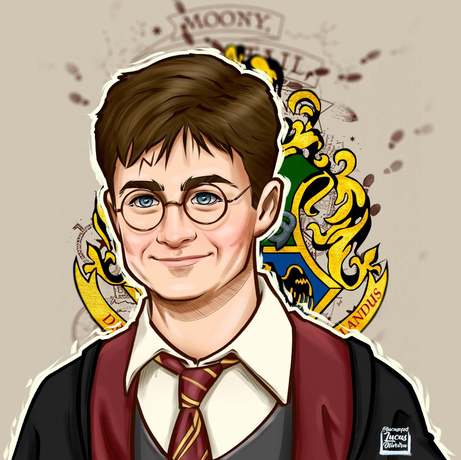Lucas Oliveira - Harry Potter Cartoon 01 - Harry Potter