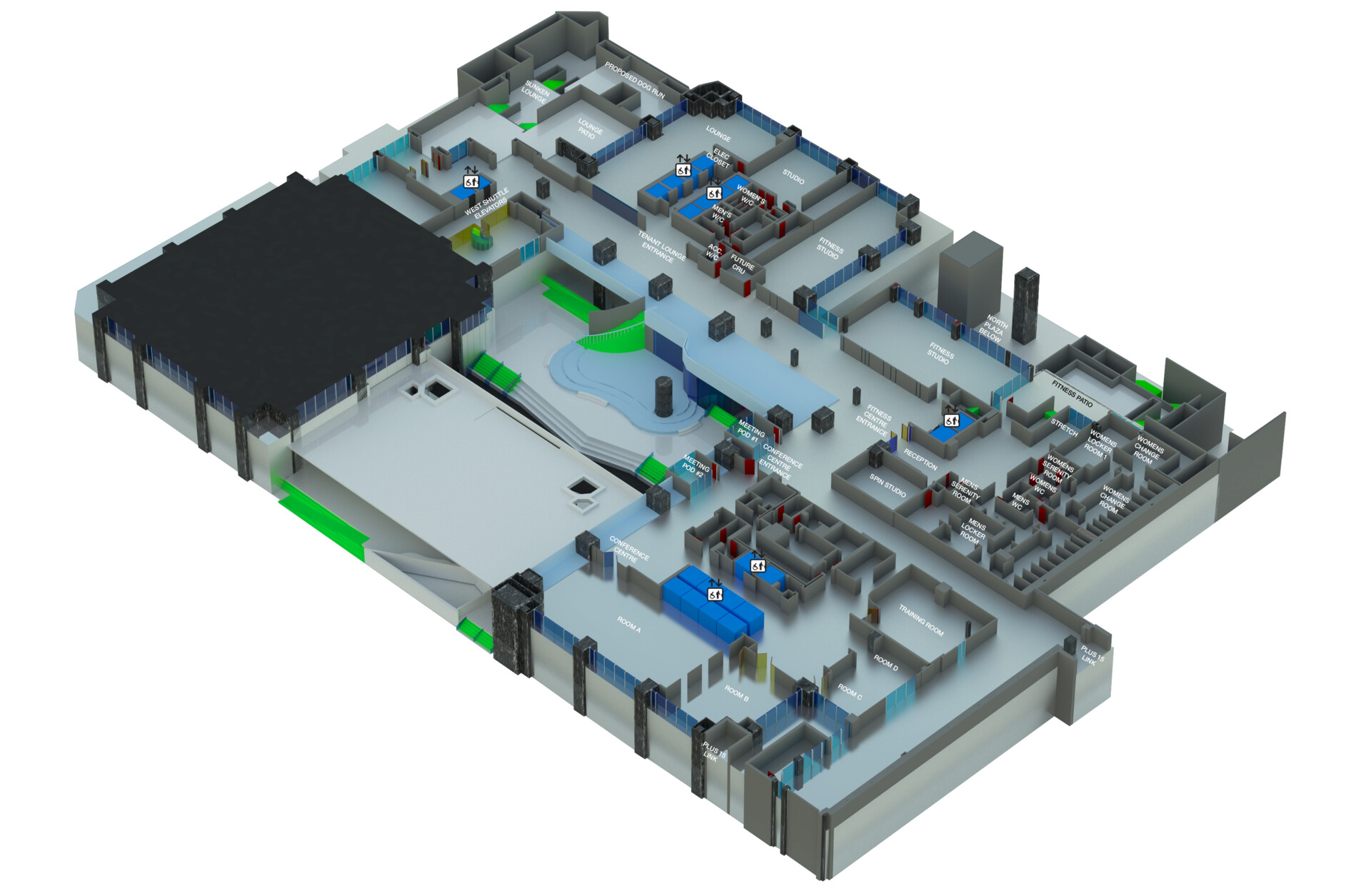 ArtStation - 3D Maps of complex buildings