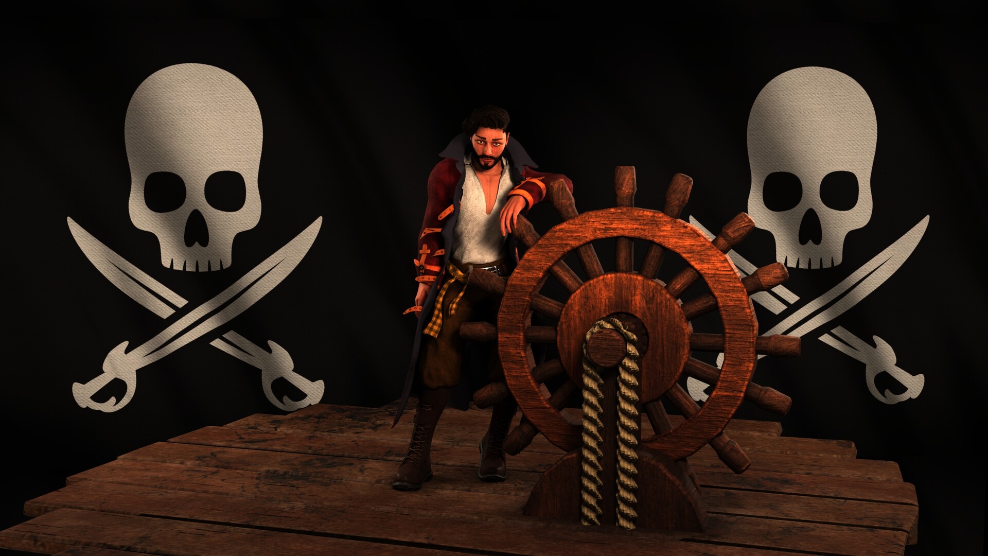 ArtStation - Pirate Captain