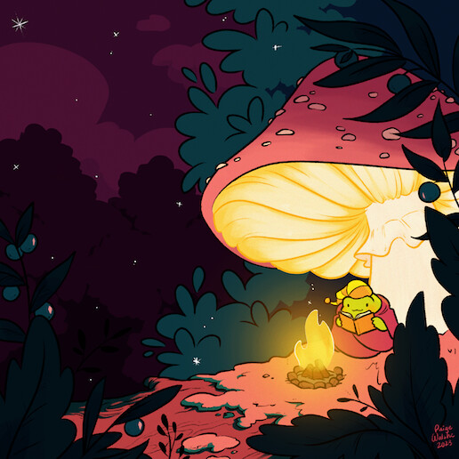 ArtStation - Froggy Campfire