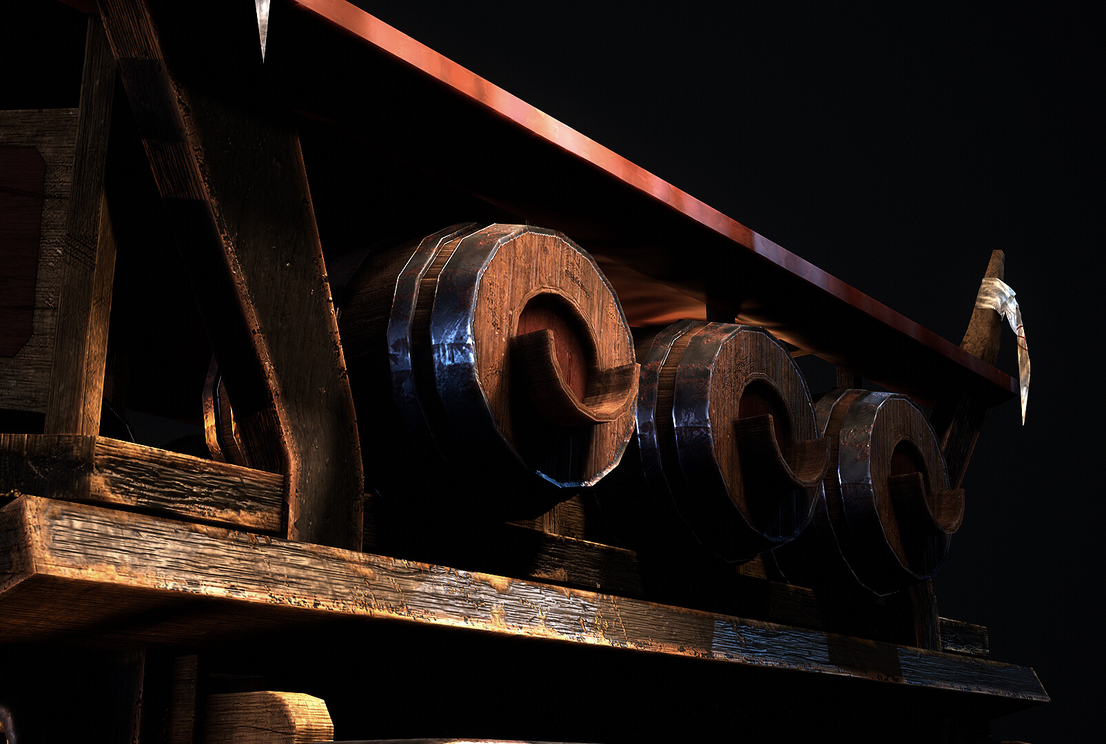 Jhaycee Caranoo - Witch Hunter Carriage - Game Prop