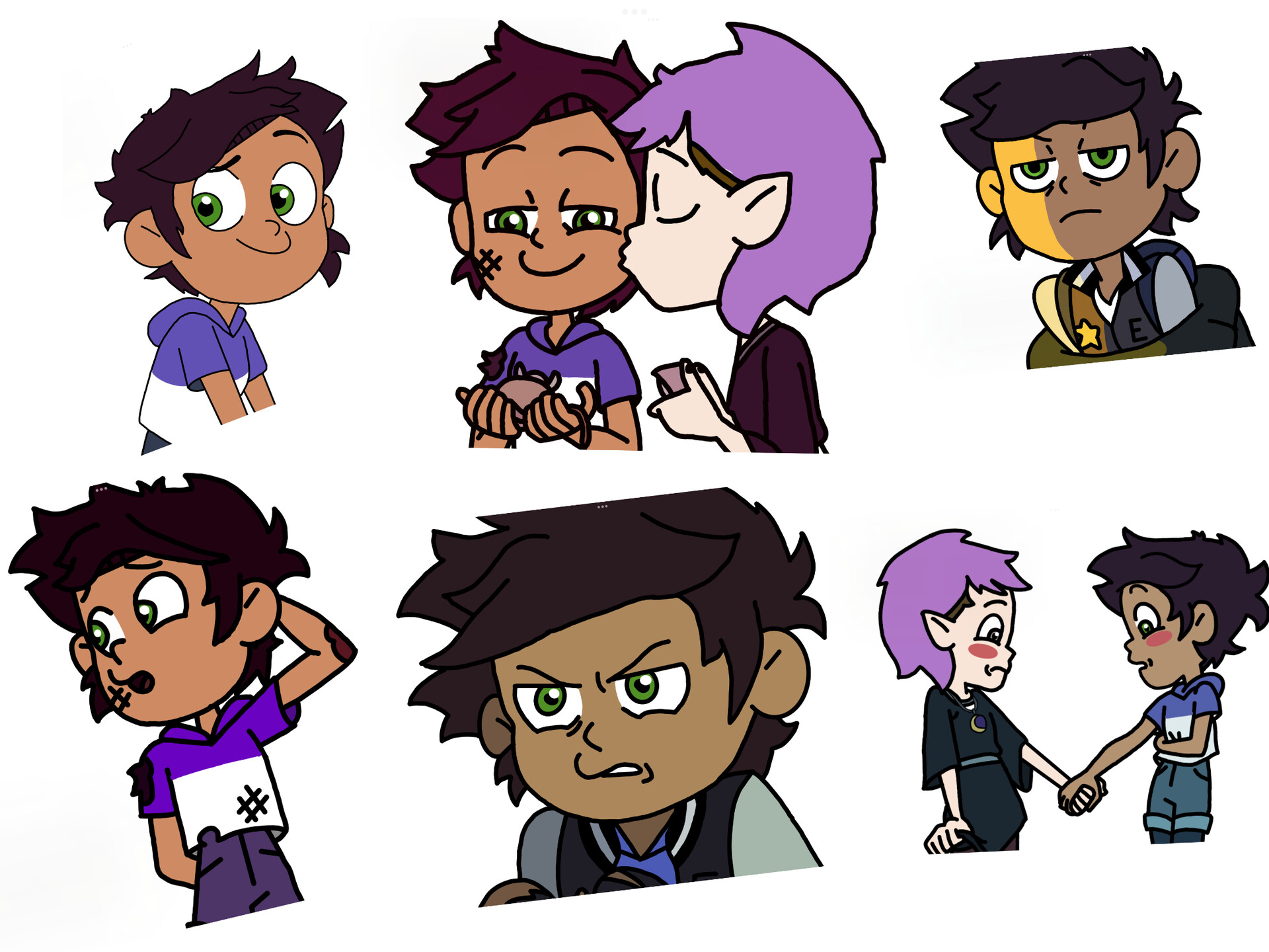 ArtStation - Luz and amity gender swap