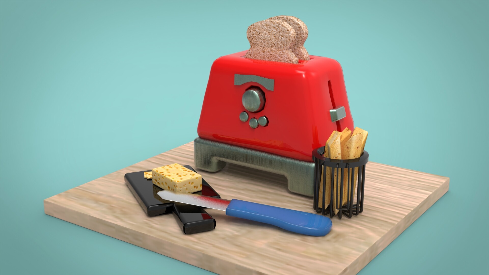 ArtStation - toaster modeling