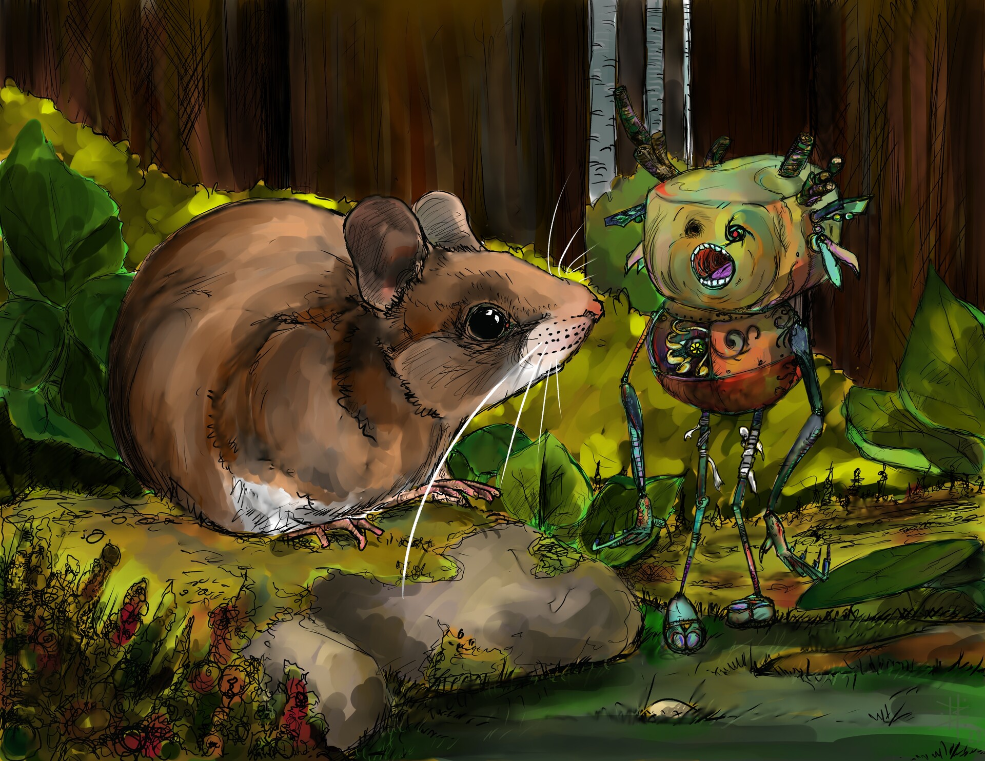Brian Patrick Hussey Creations - Illustration with Animals 2023