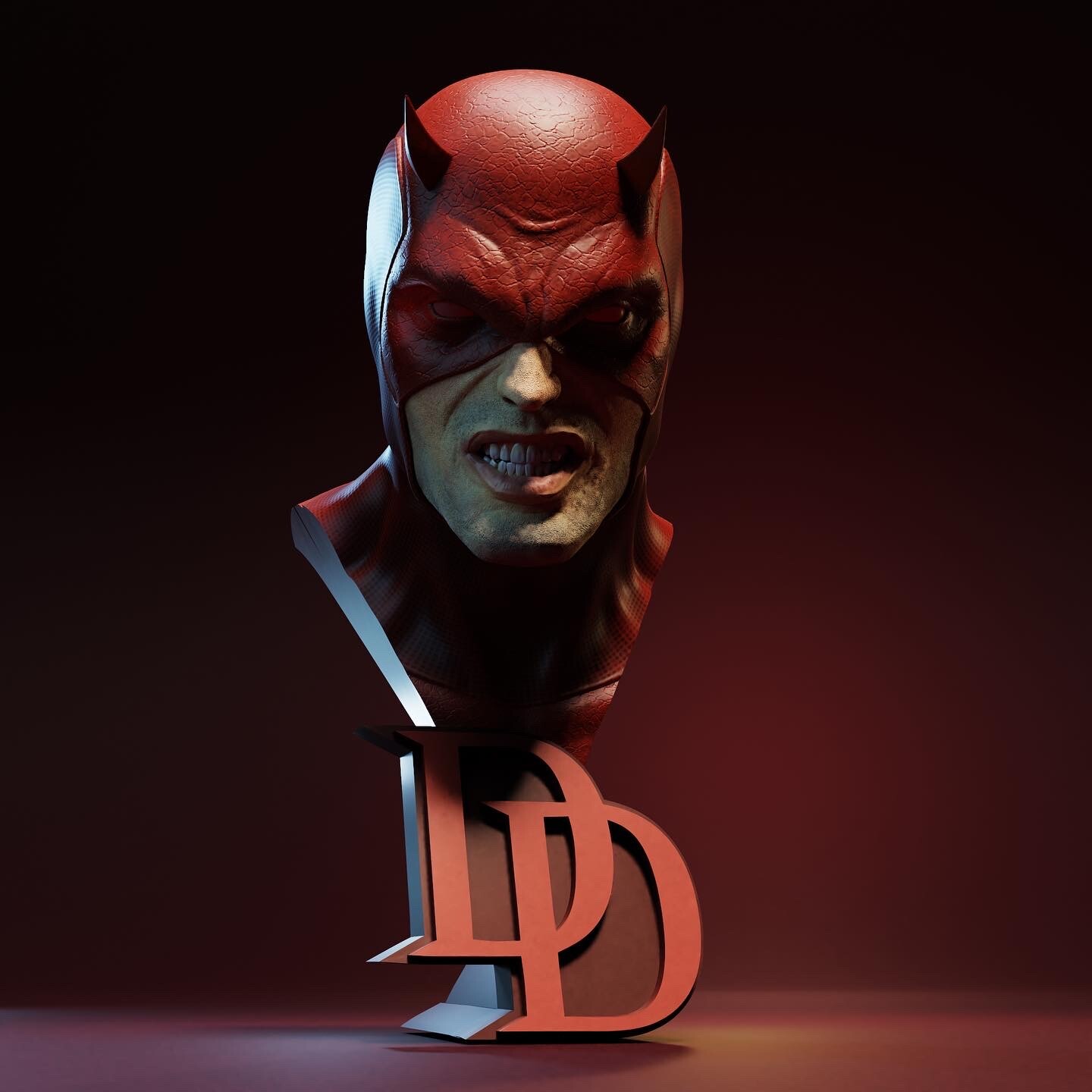 ArtStation - Daredevil Bust