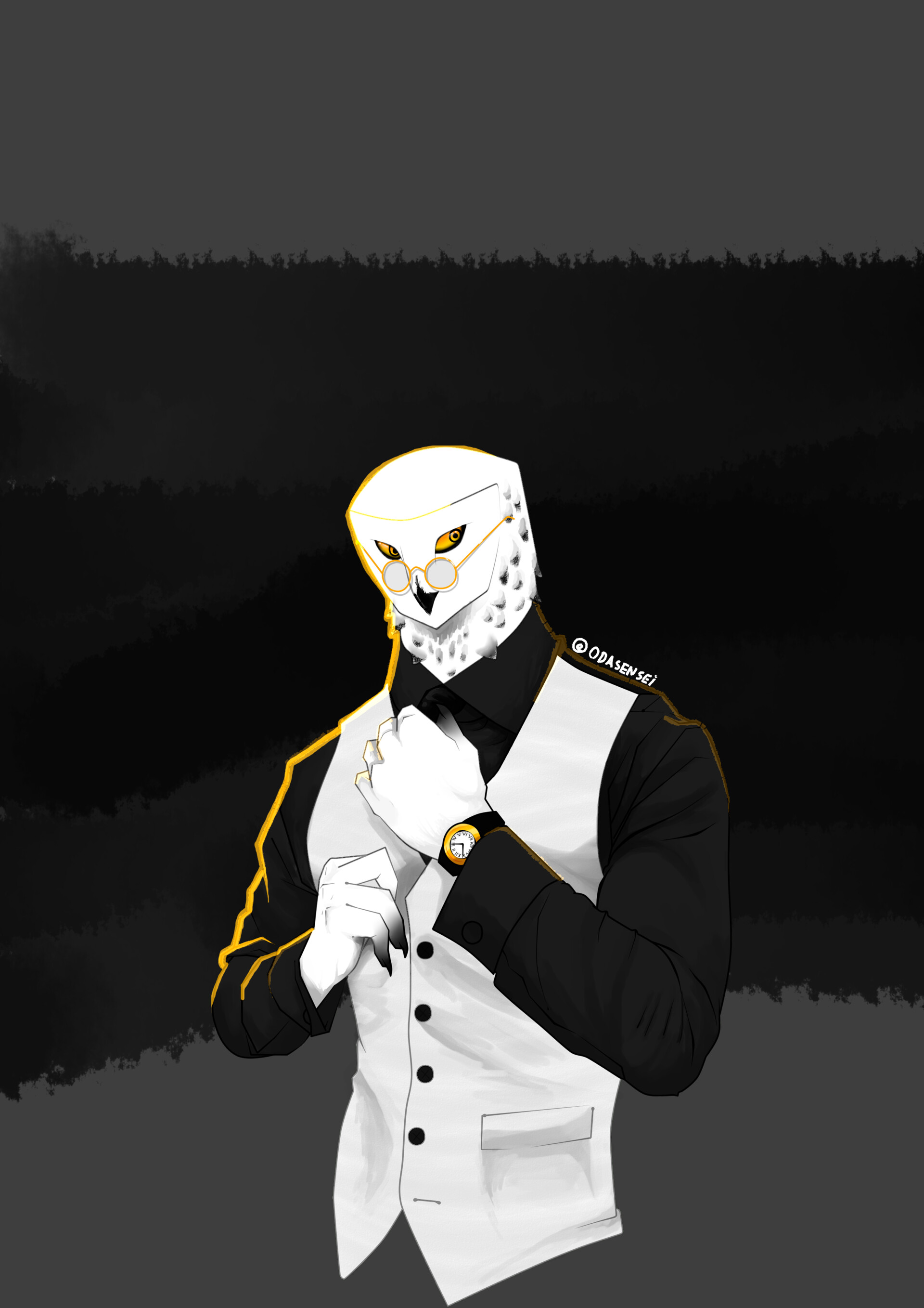 ArtStation - The Owl king, what will you buy stranger?