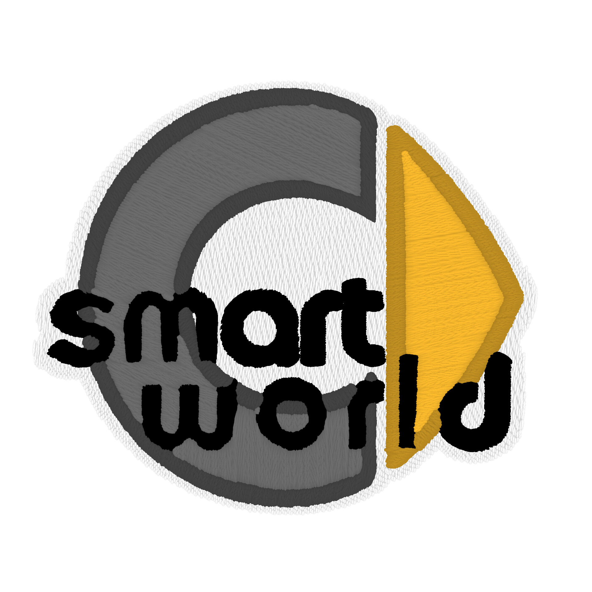 Sung june kim - Smartworld logo Embroidery in Substance Sampler and ...