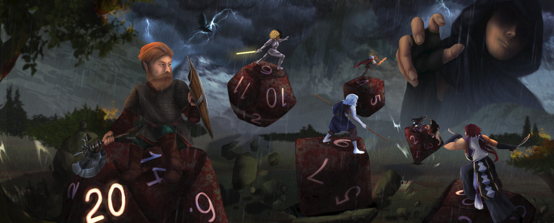 ArtStation - D&D Group Commission