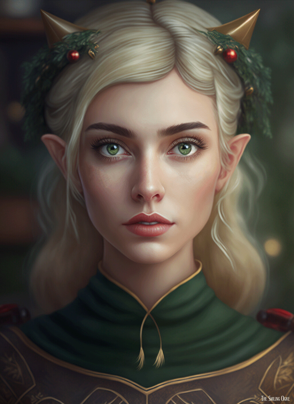 The Smiling Ogre (微笑的食人魔) - AI Elf Art 6