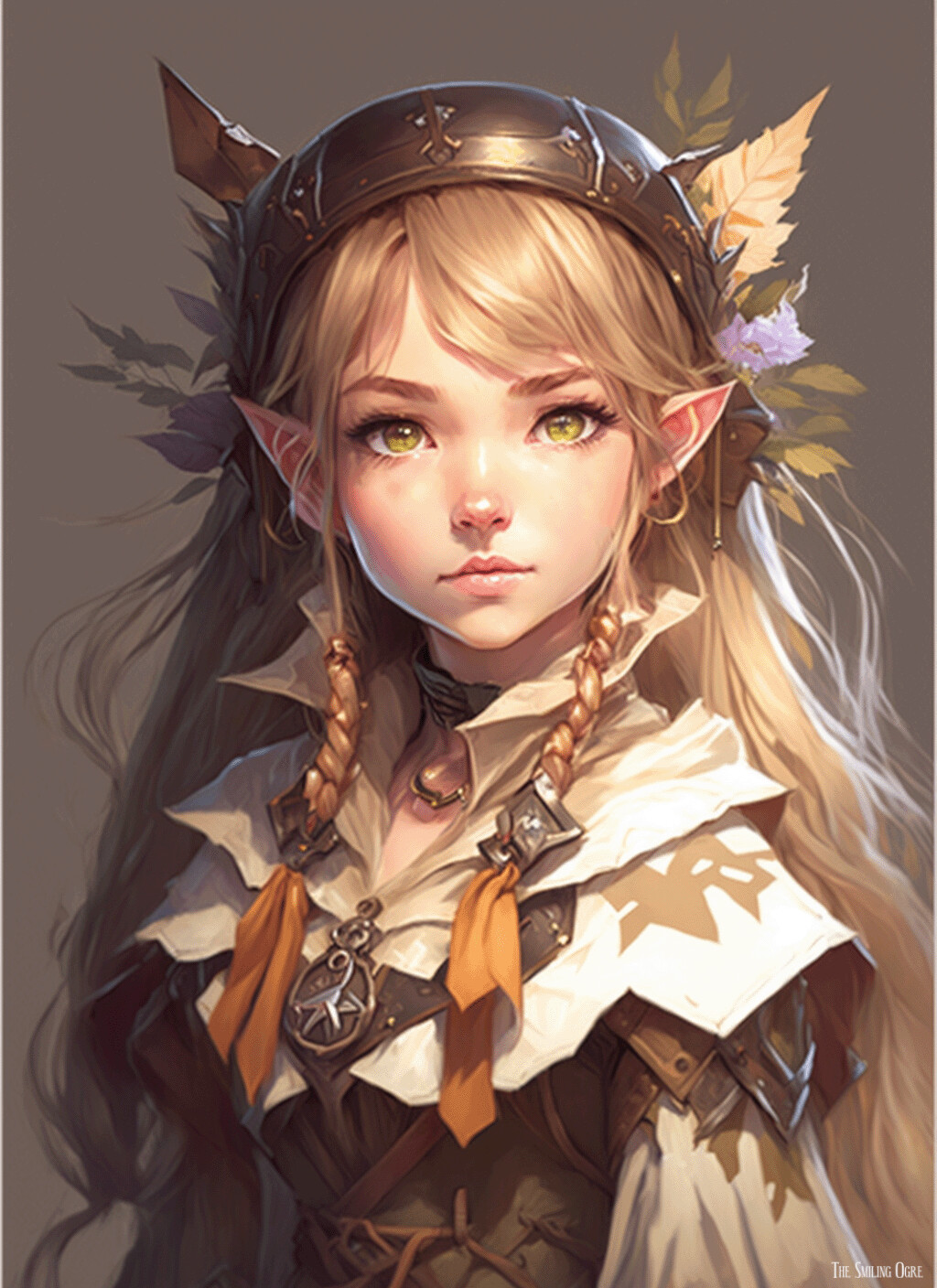 The Smiling Ogre (微笑的食人魔) - AI Elf Art 3