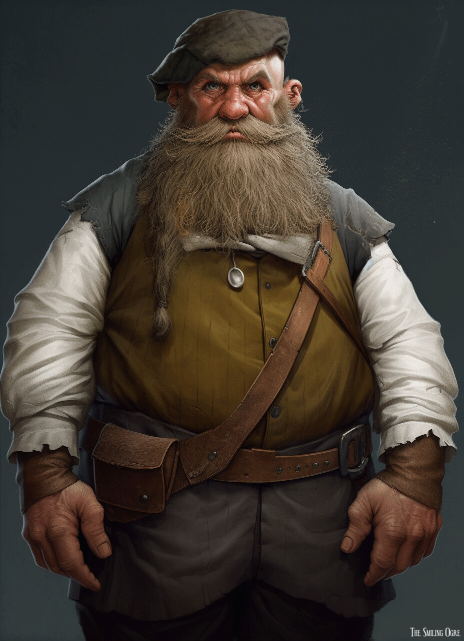 The Smiling Ogre (微笑的食人魔) - AI Dwarf 1