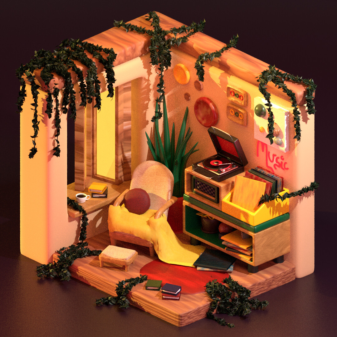 ArtStation - Personal Relaxation Room