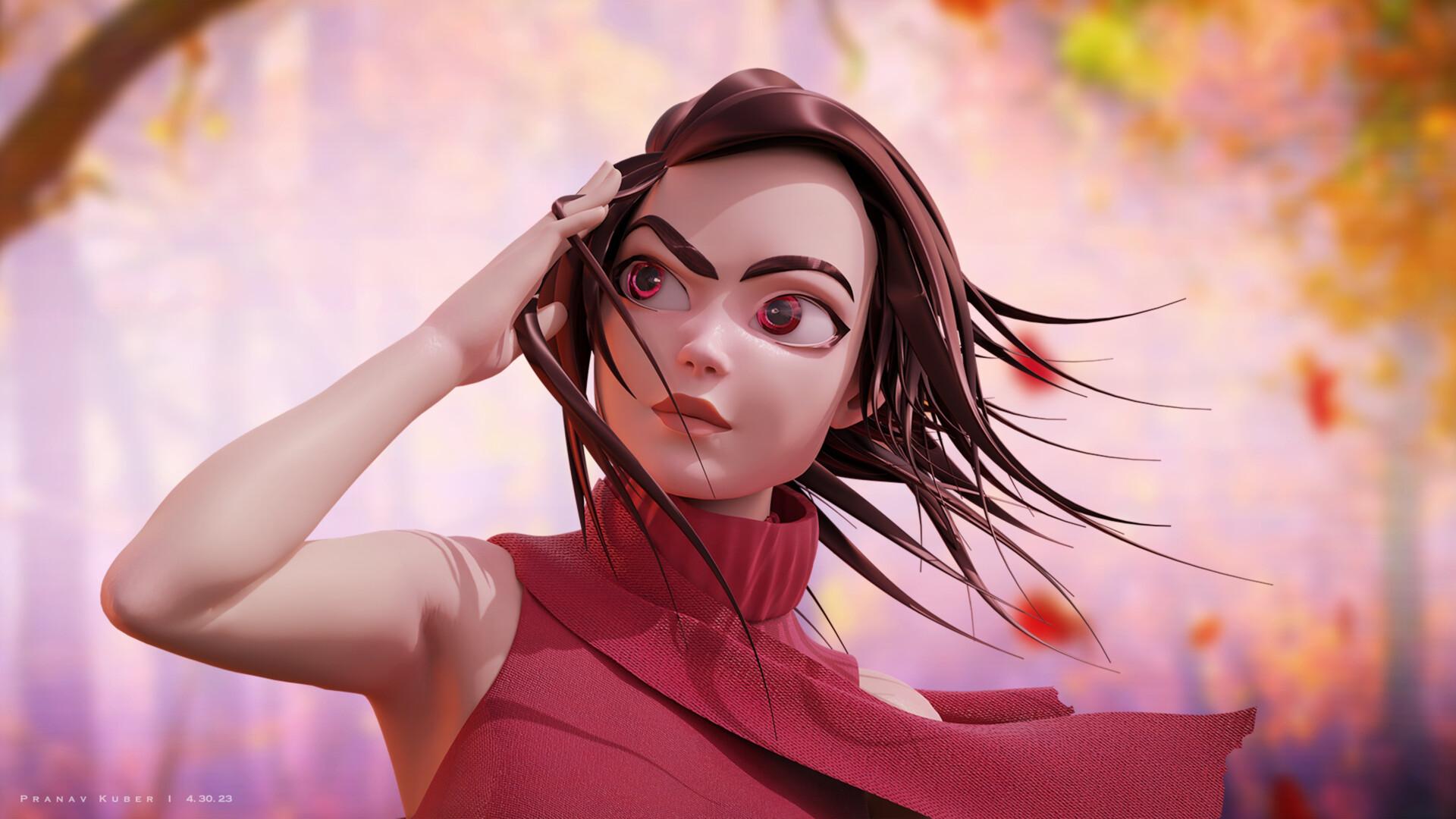 ArtStation - Windy Girl